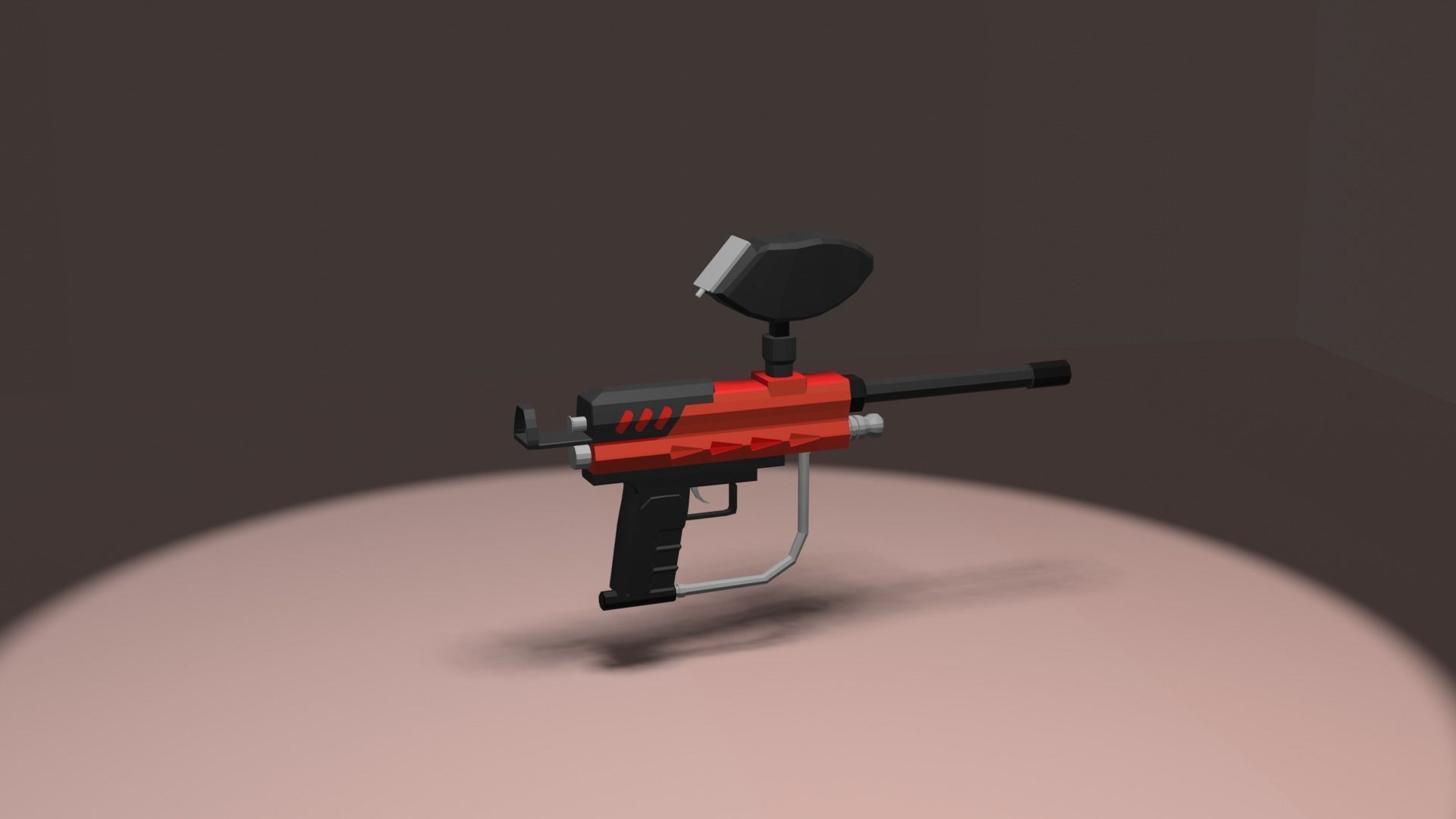 3D model Paintball pistol VR / AR / low-poly | CGTrader