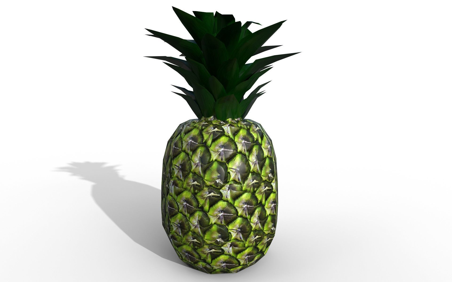 3D model Pineapple VR / AR / low-poly | CGTrader