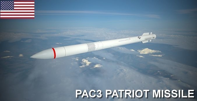 3D model PAC 3 Missile VR / AR / low-poly | CGTrader
