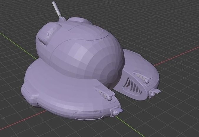 3D model Seamoth model 3D spaceship VR / AR / low-poly | CGTrader