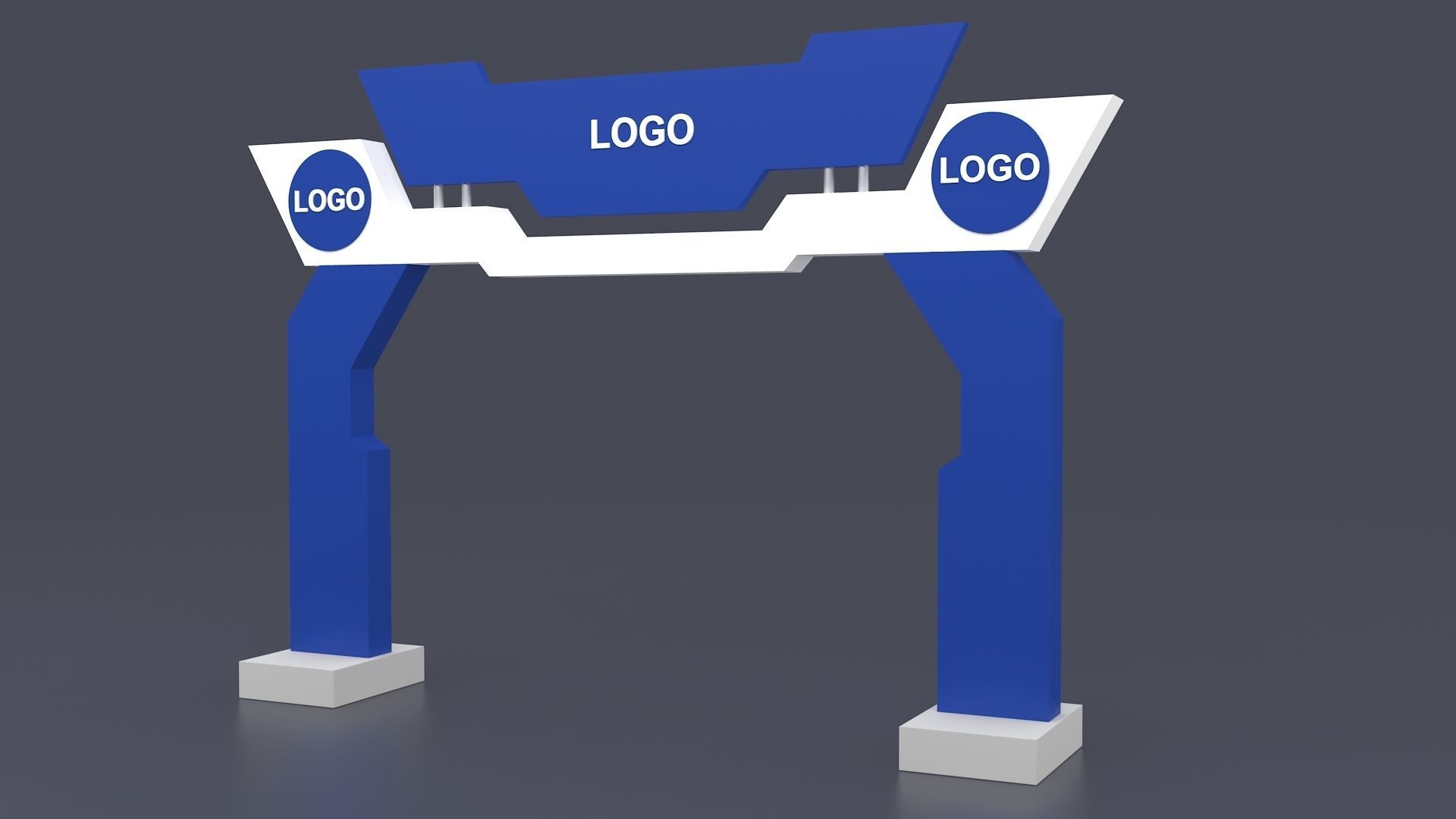 Entry Arch 3D model | CGTrader