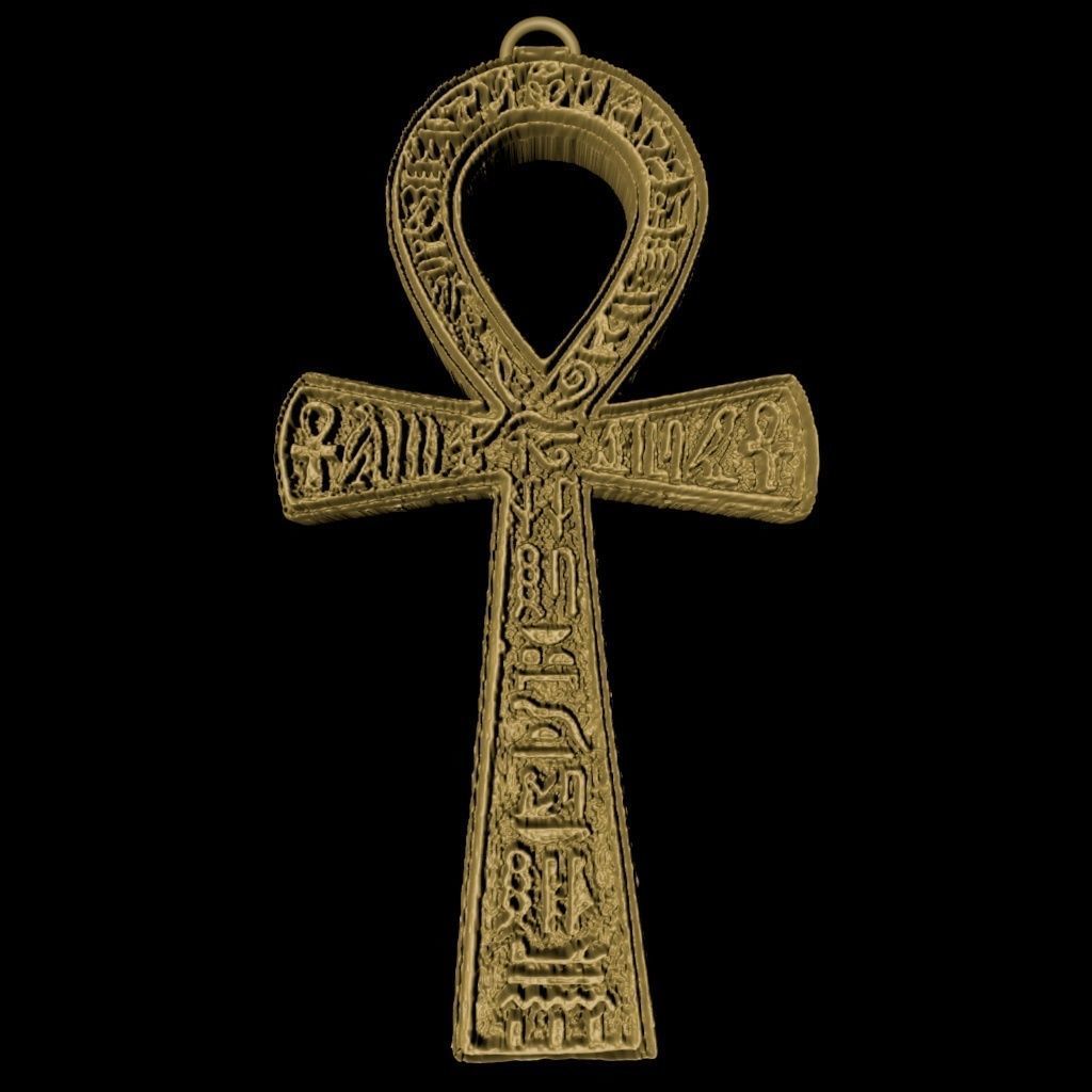 ankh amulet 3D model 3D printable | CGTrader