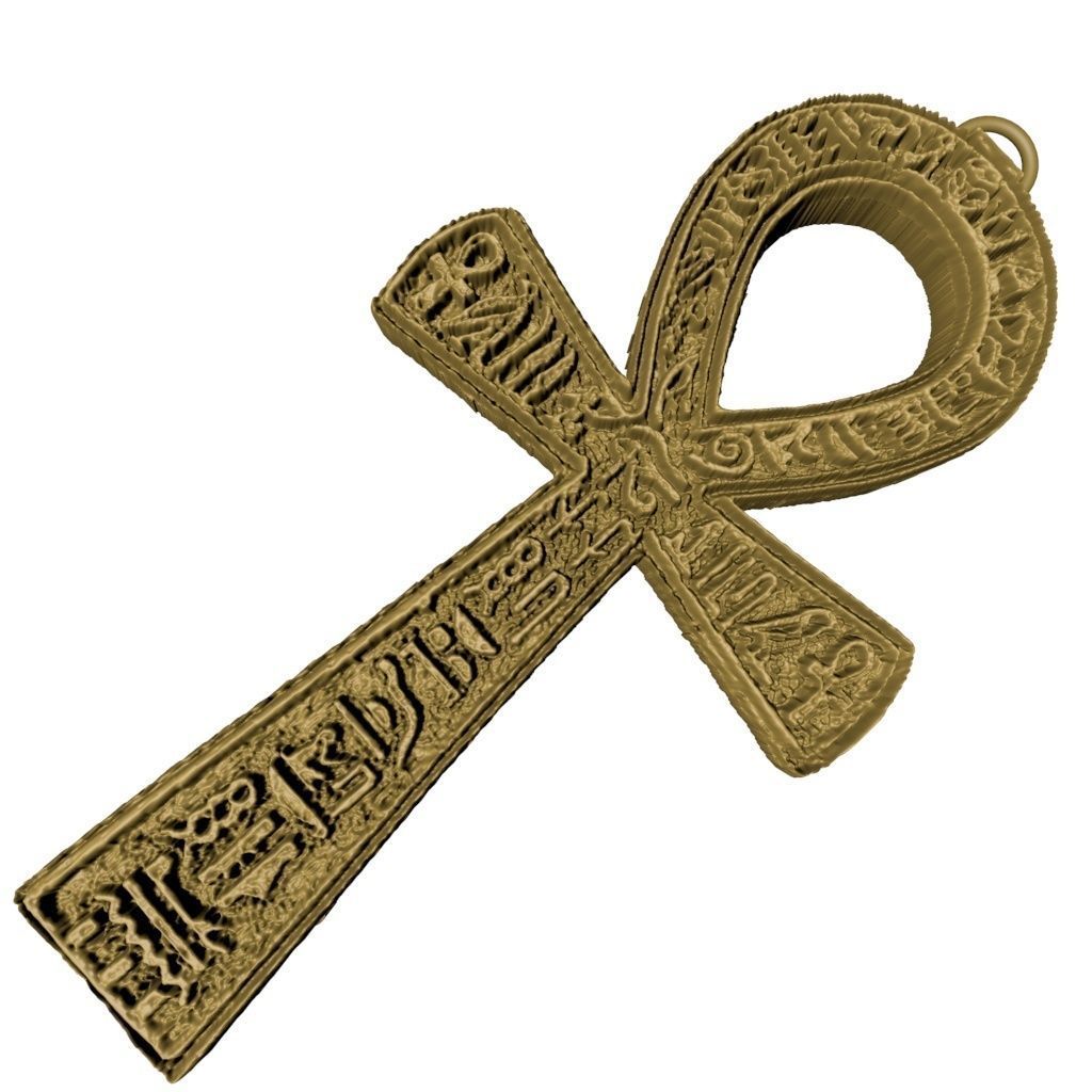 ankh amulet 3D model 3D printable | CGTrader