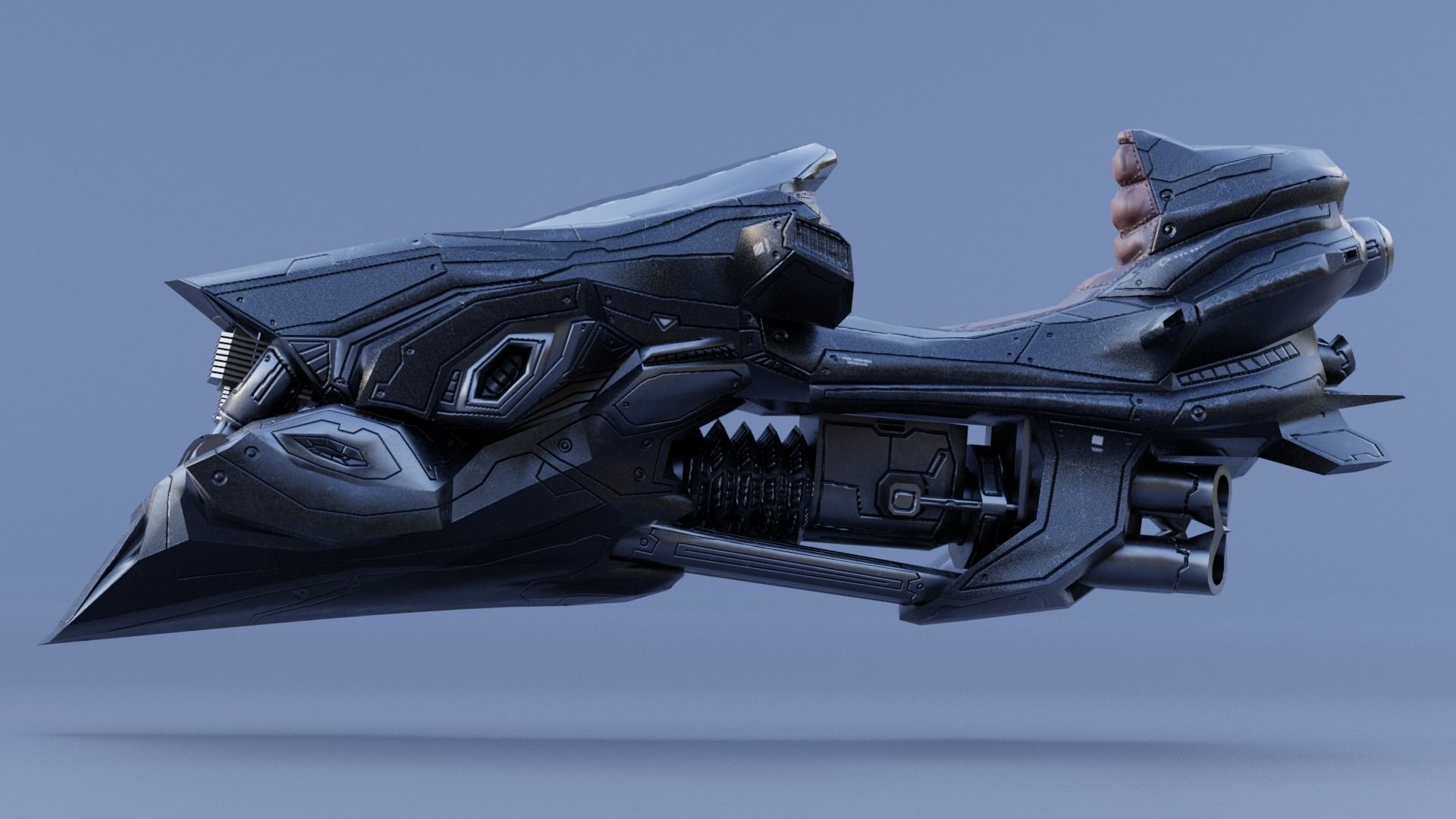 3D model HOVER BIKE - ANUBIS VR / AR / low-poly | CGTrader