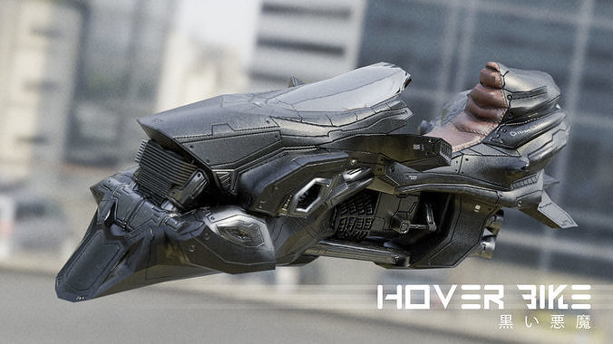 3D model HOVER BIKE - ANUBIS VR / AR / low-poly | CGTrader