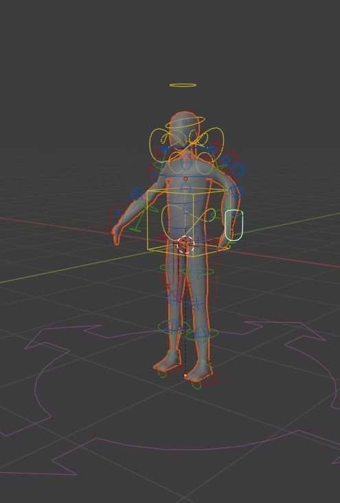 Low poly character with rig free VR / AR / low-poly 3D model rigged | CGTrader