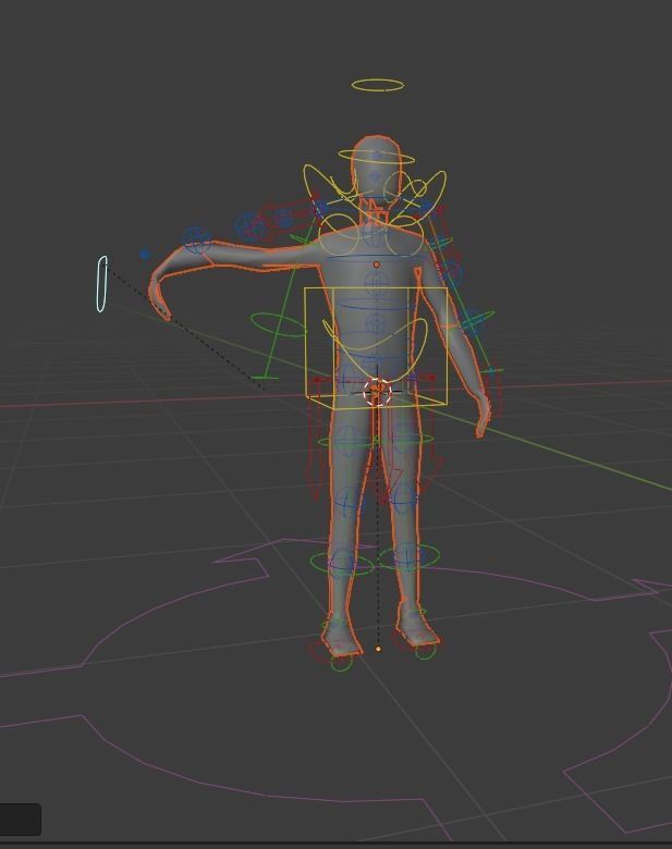Low poly character with rig free VR / AR / low-poly 3D model rigged ...