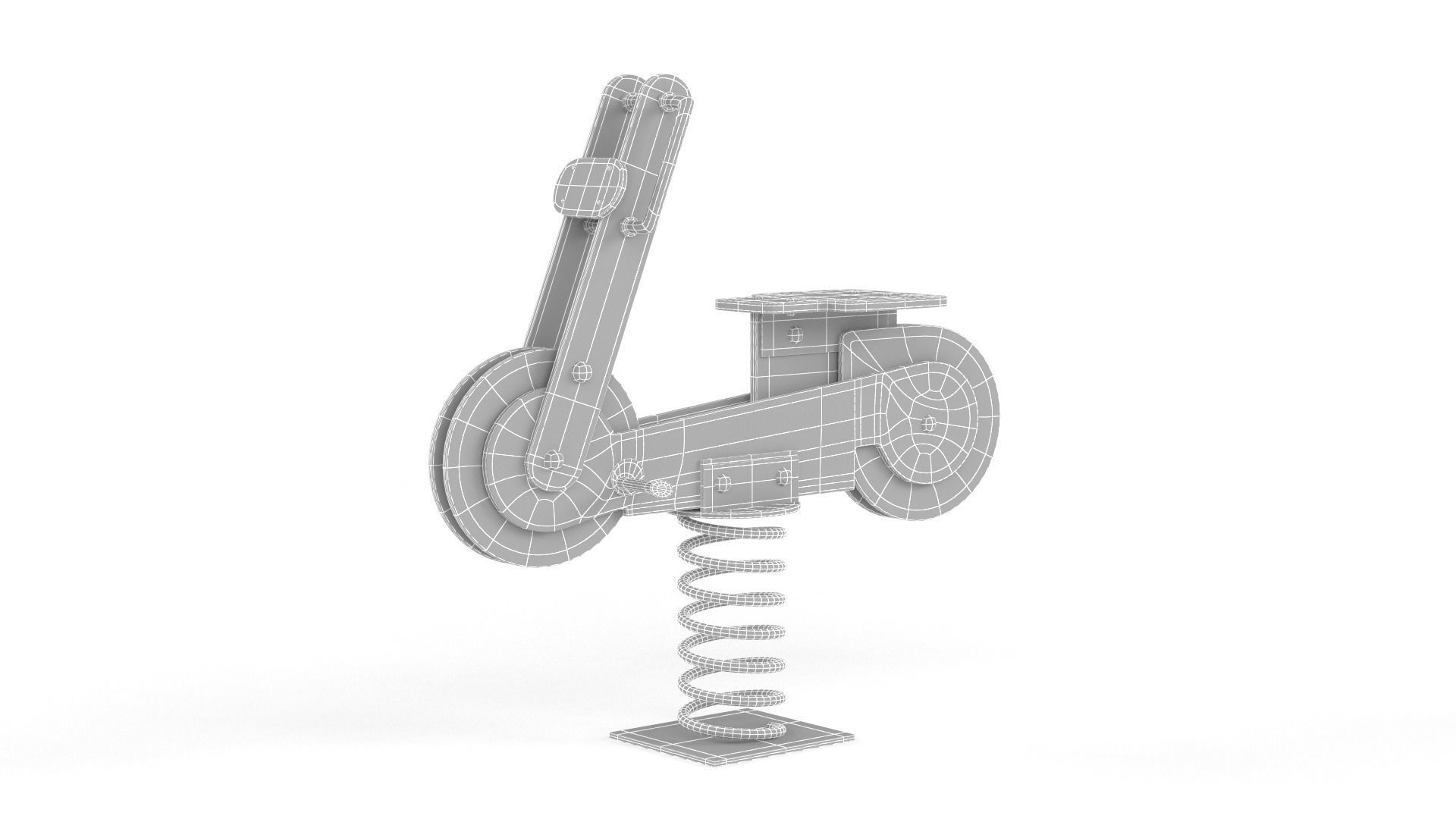 Motorcycle Spring Rider 3D model | CGTrader