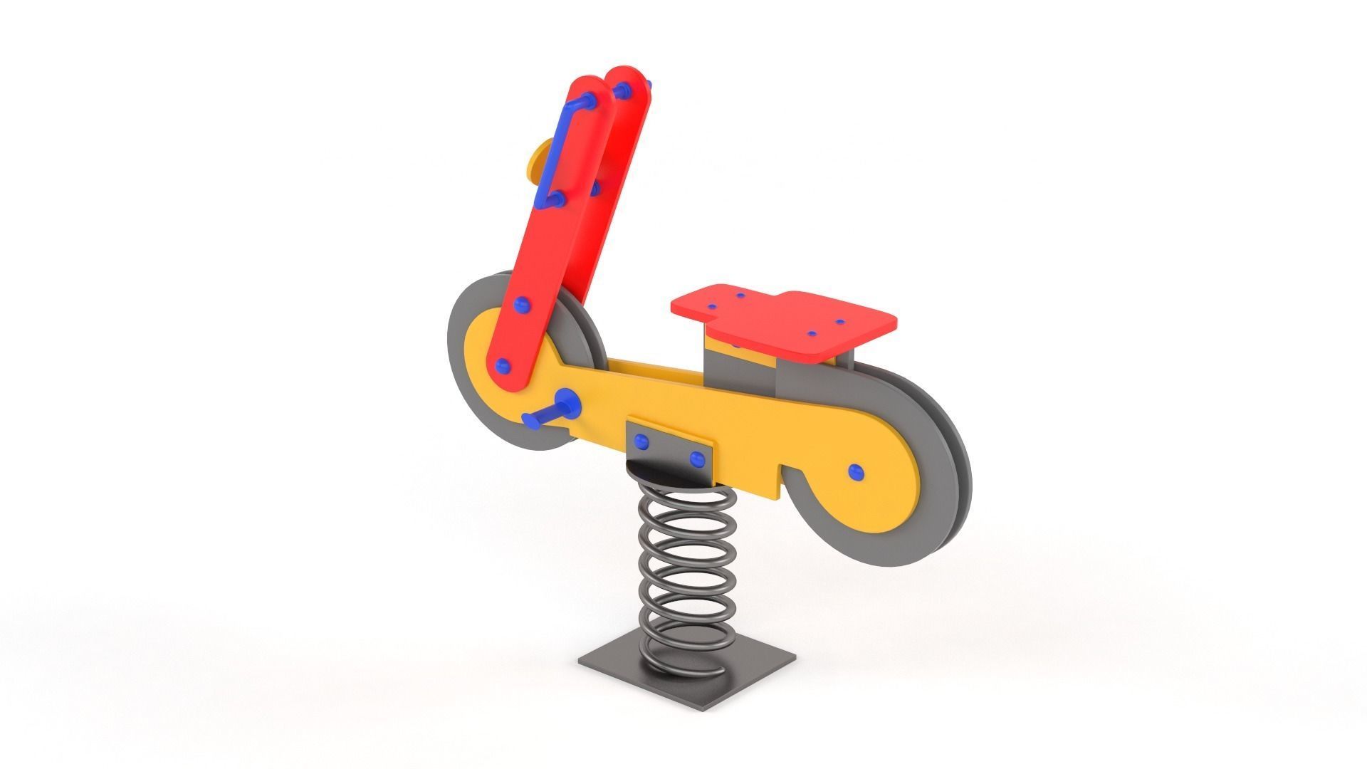 Motorcycle Spring Rider 3D model | CGTrader