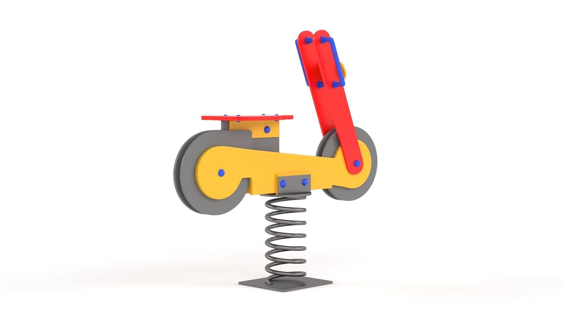 Motorcycle Spring Rider 3D model | CGTrader