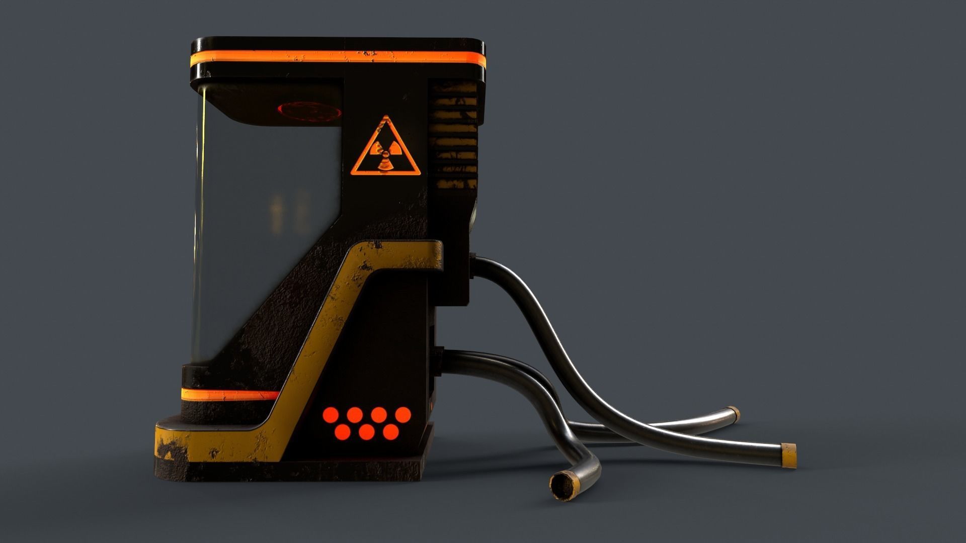 3D model Sci-Fi Teleportation Capsule VR / AR / low-poly | CGTrader