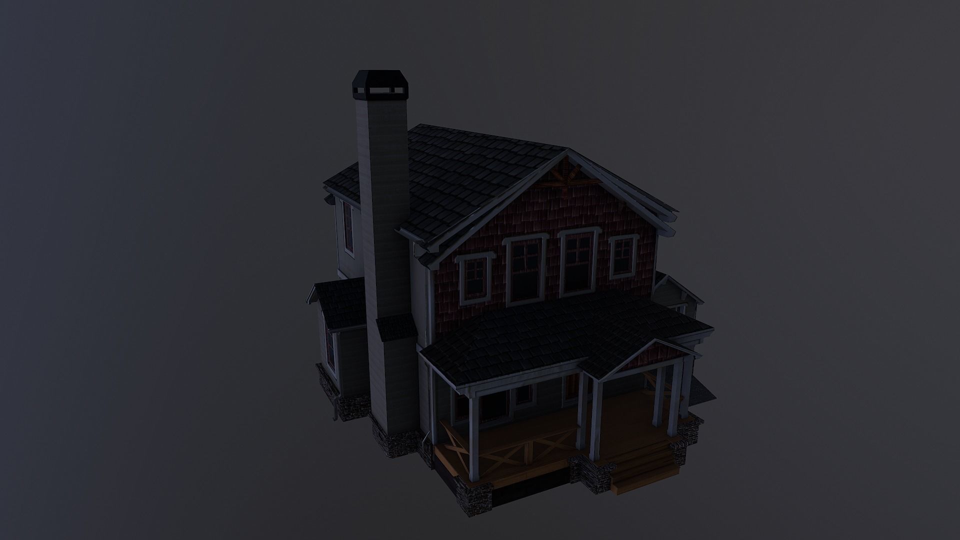 3D model Renovation of Old House Low Poly VR / AR / low-poly | CGTrader