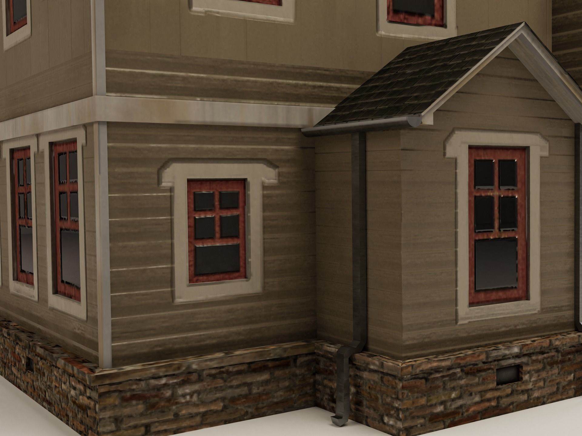 3D model Renovation of Old House Low Poly VR / AR / low-poly | CGTrader