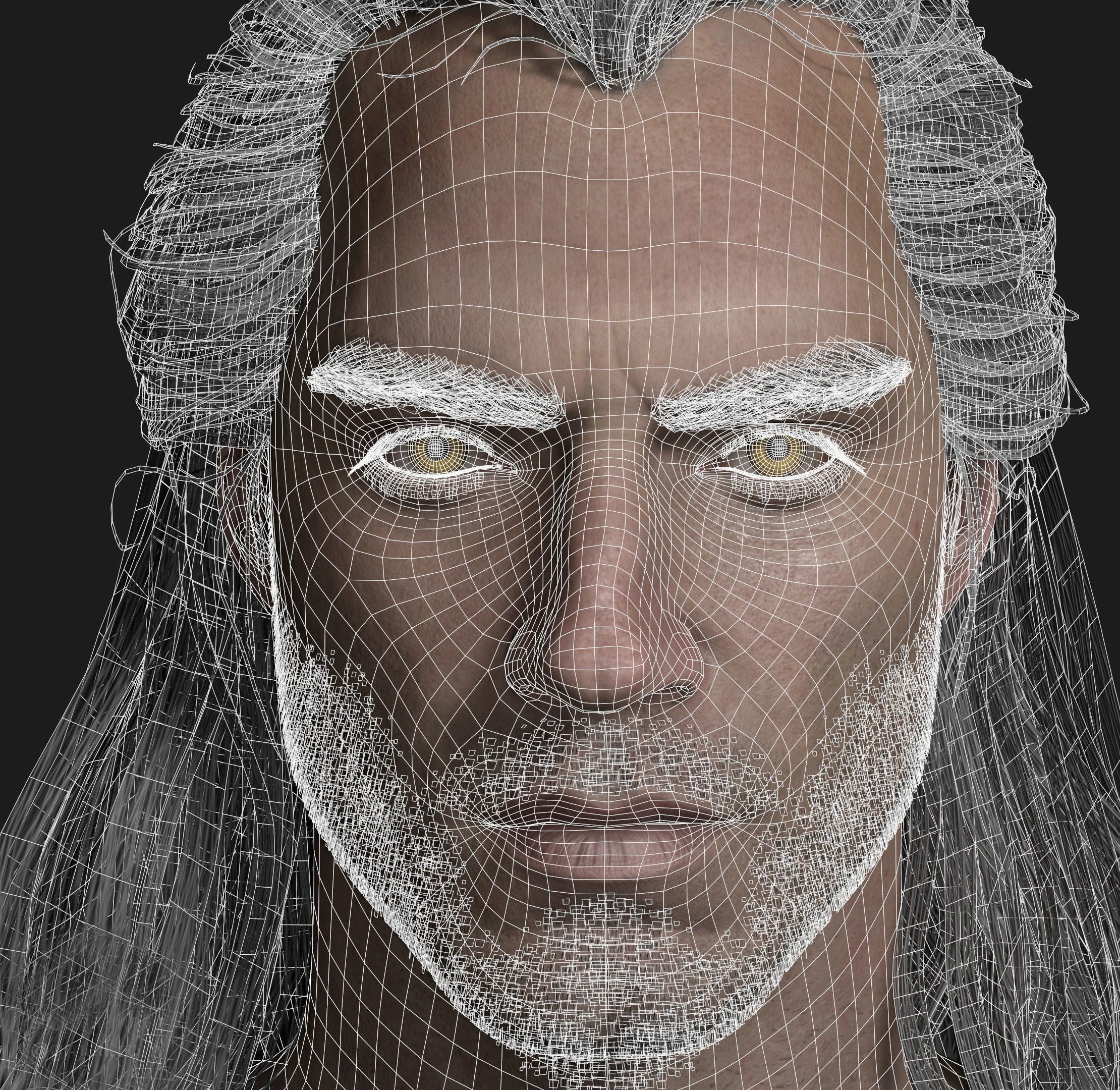 3D model witcher Henry Cavill Game Mesh VR / AR / low-poly | CGTrader