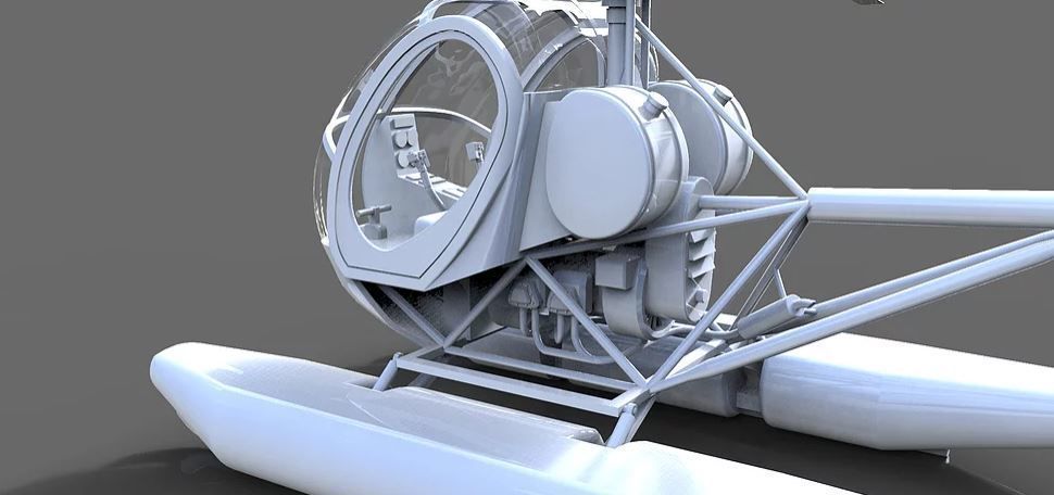 Hughes 269 for Calypso 3D model 3D printable | CGTrader