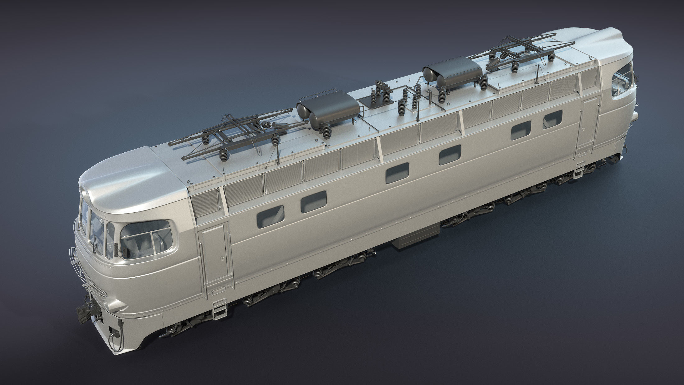 ChS4 Locomotive High-Poly 3D model | CGTrader