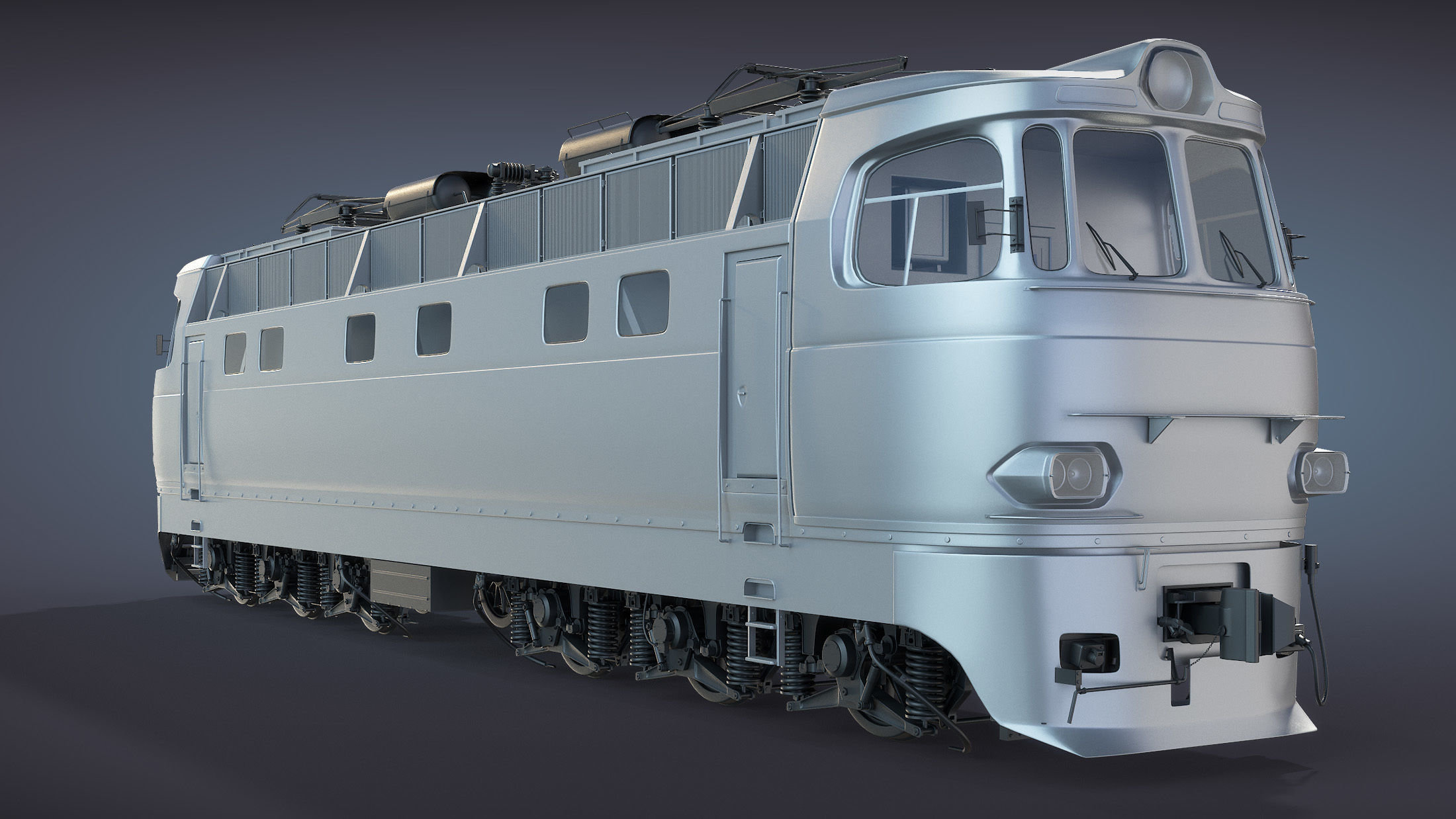 ChS4 Locomotive High-Poly 3D model | CGTrader