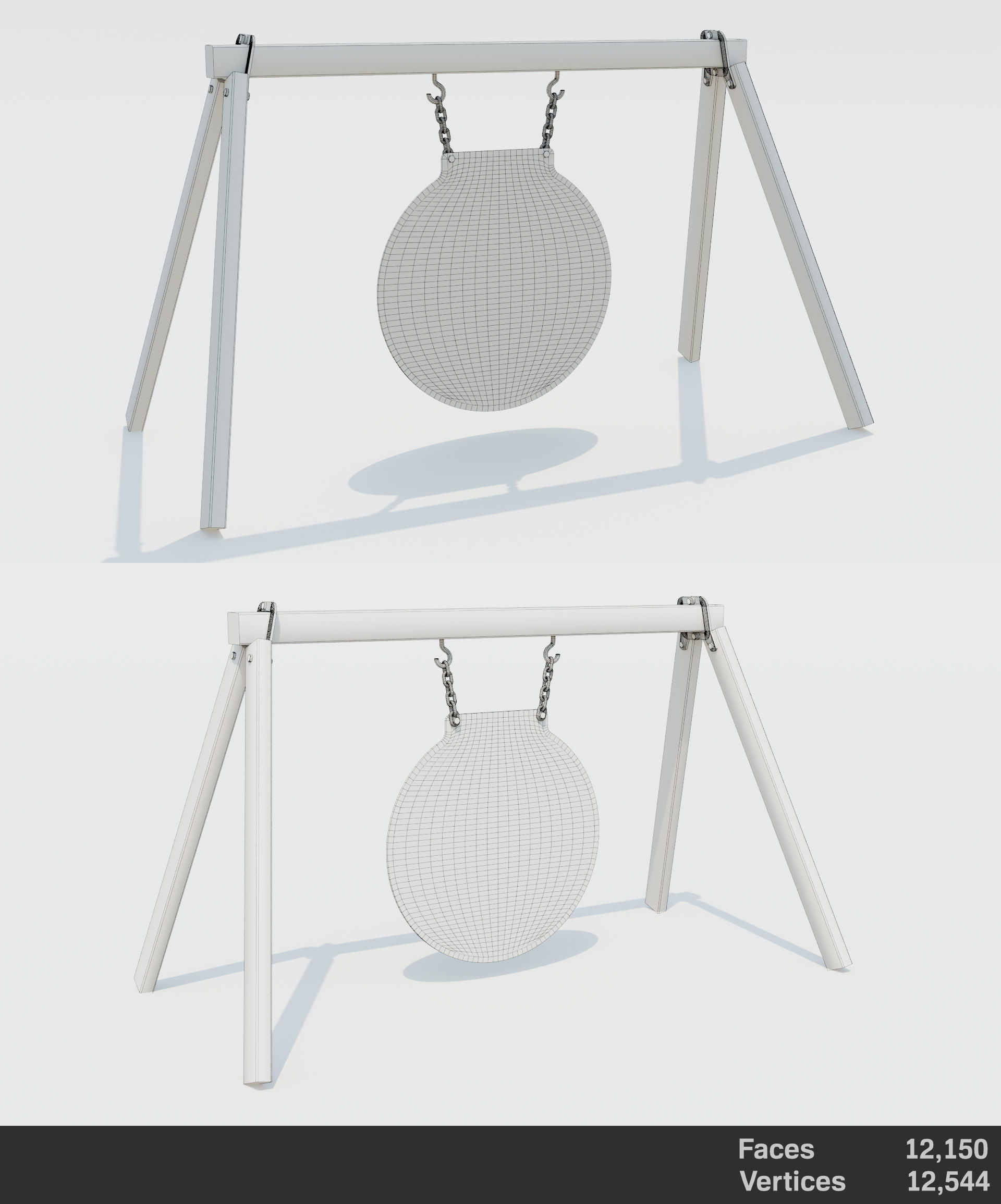 Shooting Target Set free VR / AR / low-poly 3D model | CGTrader