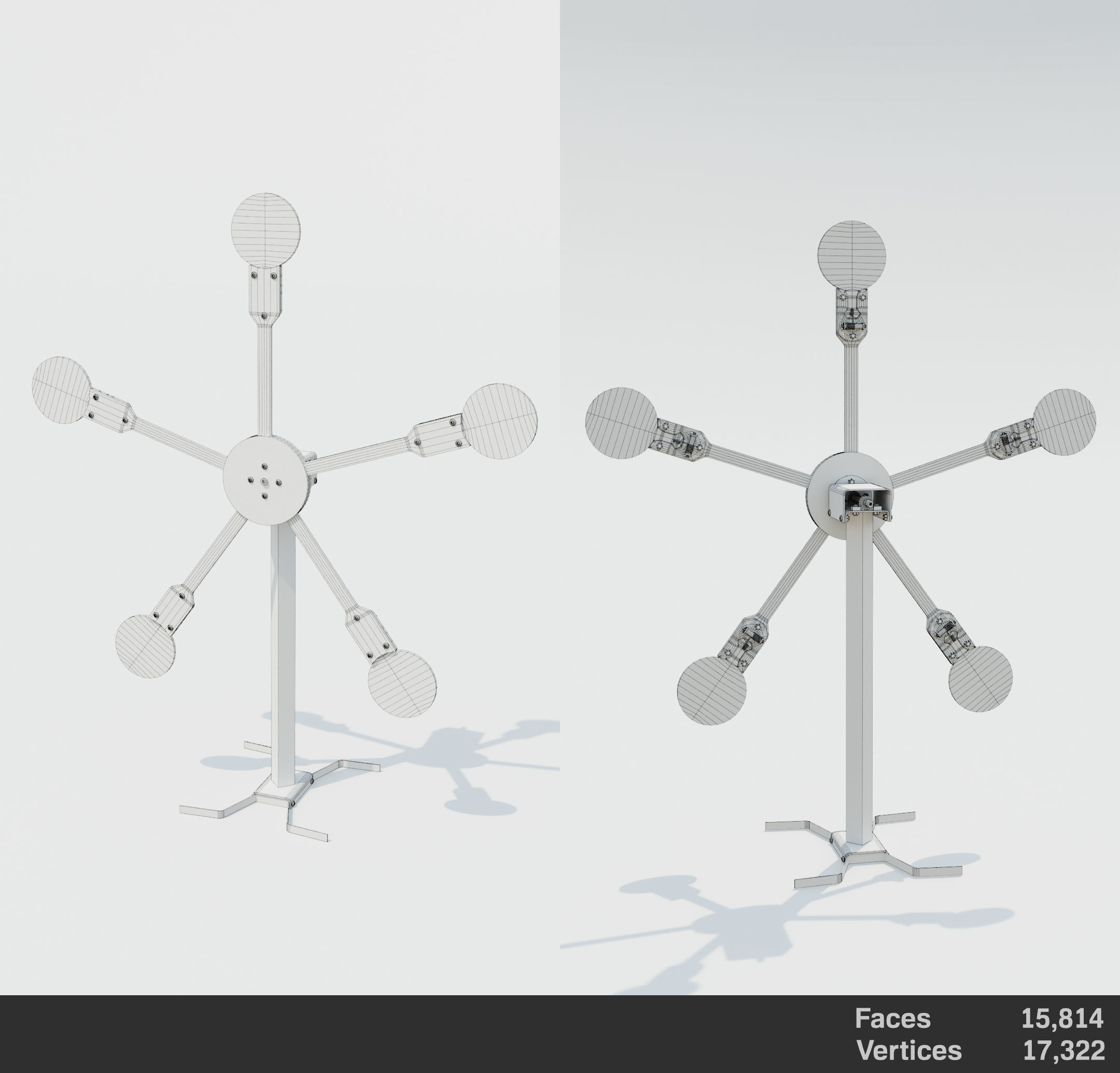 Shooting Target Set free VR / AR / low-poly 3D model | CGTrader
