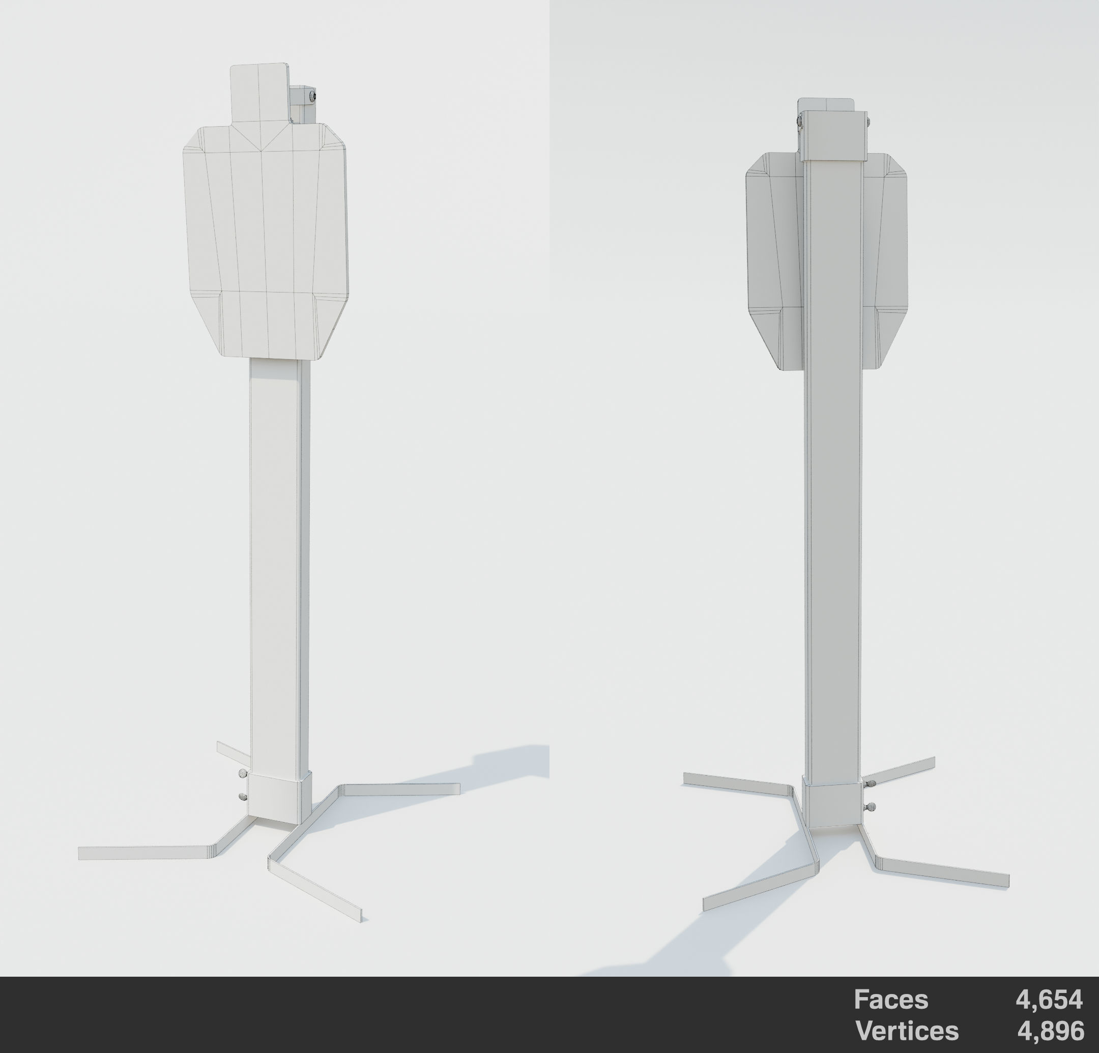 Shooting Target Set free VR / AR / low-poly 3D model | CGTrader
