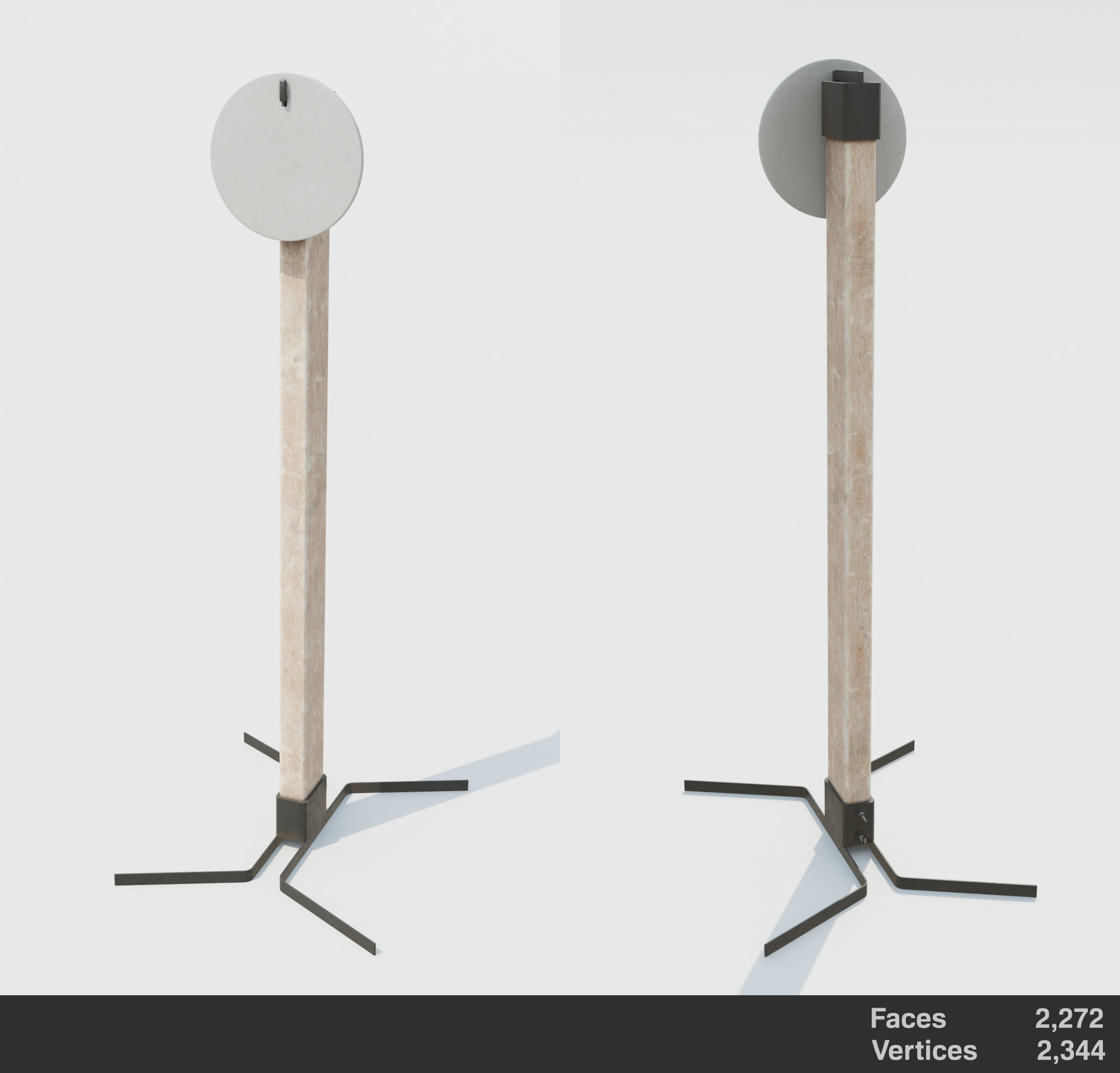 Shooting Target Set free VR / AR / low-poly 3D model | CGTrader