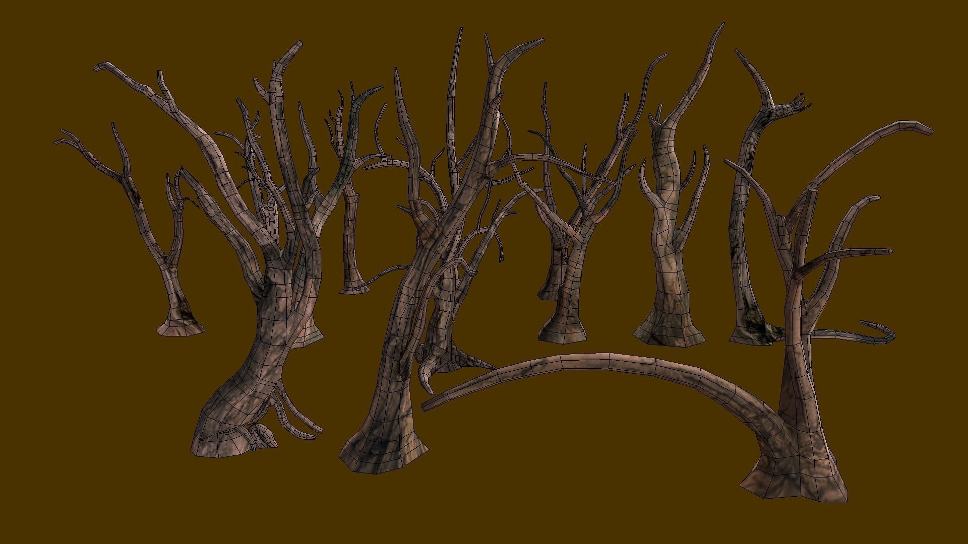 3D model Tree Died VR / AR / low-poly | CGTrader