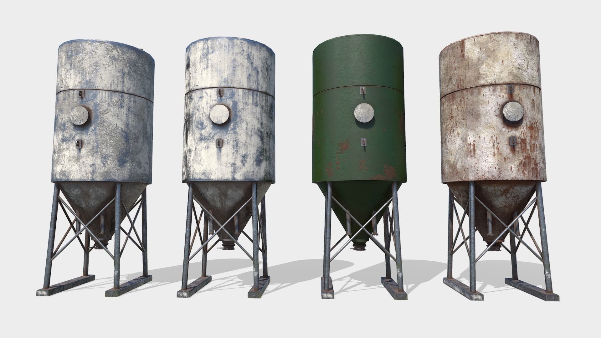 3D model Farm Silo VR / AR / low-poly | CGTrader