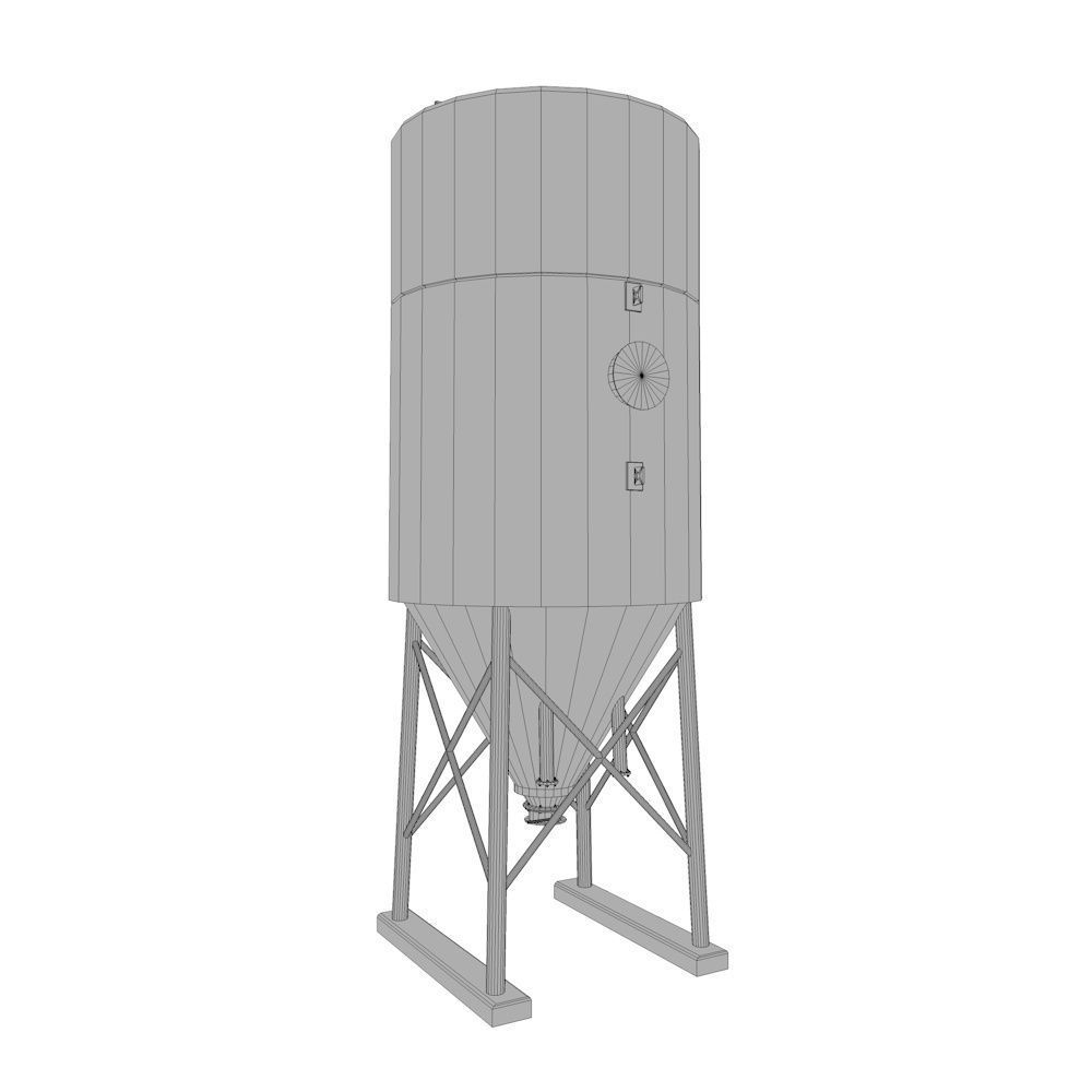 3D model Farm Silo VR / AR / low-poly | CGTrader