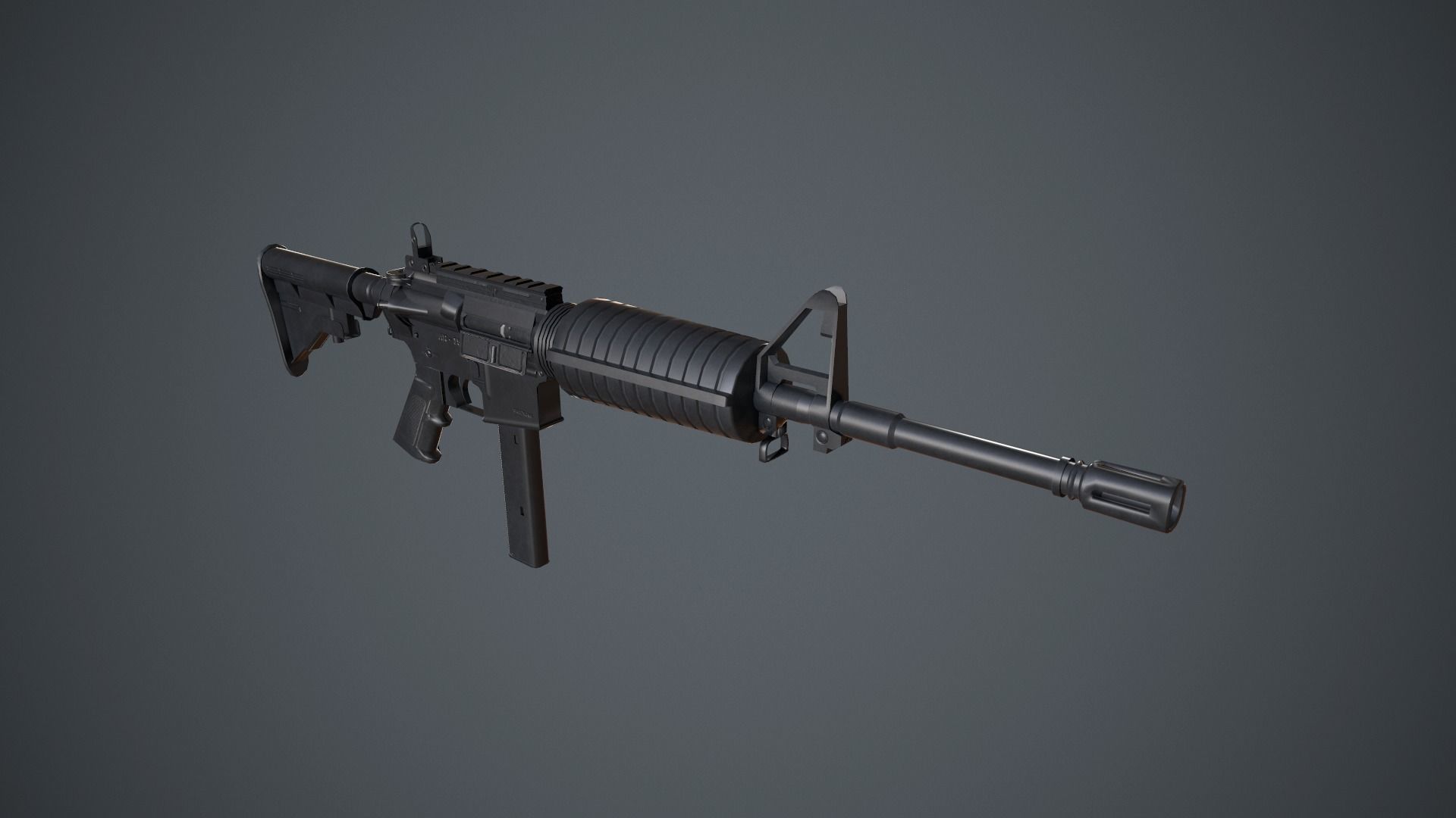 3D model Modern Rifle 2 VR / AR / low-poly | CGTrader