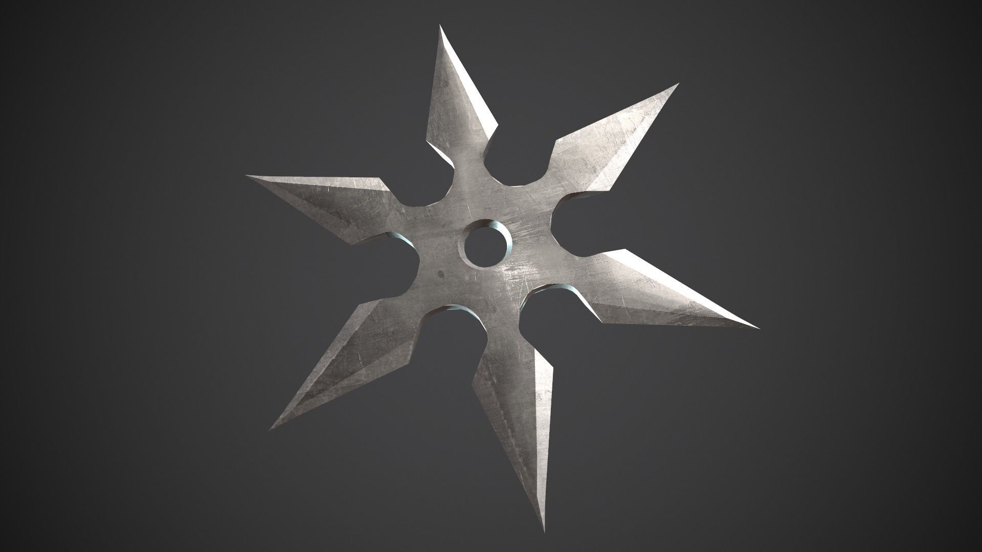 3D model Shuriken Throwing Stars Ninja Star VR / AR / low-poly | CGTrader