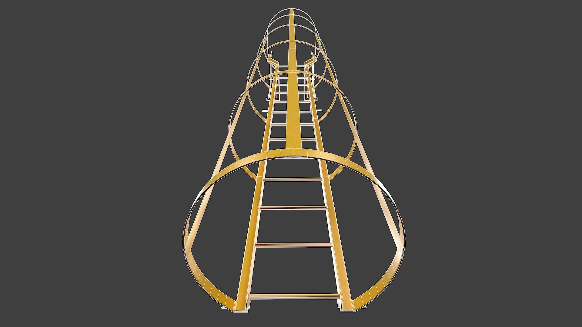 3D model Ladder V03 - Low Poly VR / AR / low-poly | CGTrader