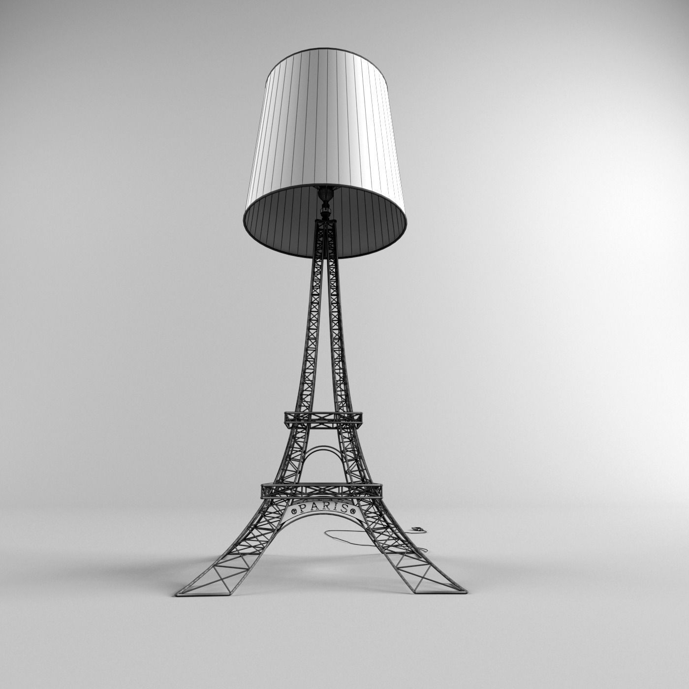 Eiffel Tower Lamp 3D Model MAX FBX | CGTrader.com
