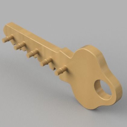 Key Holder 3D model 3D printable | CGTrader