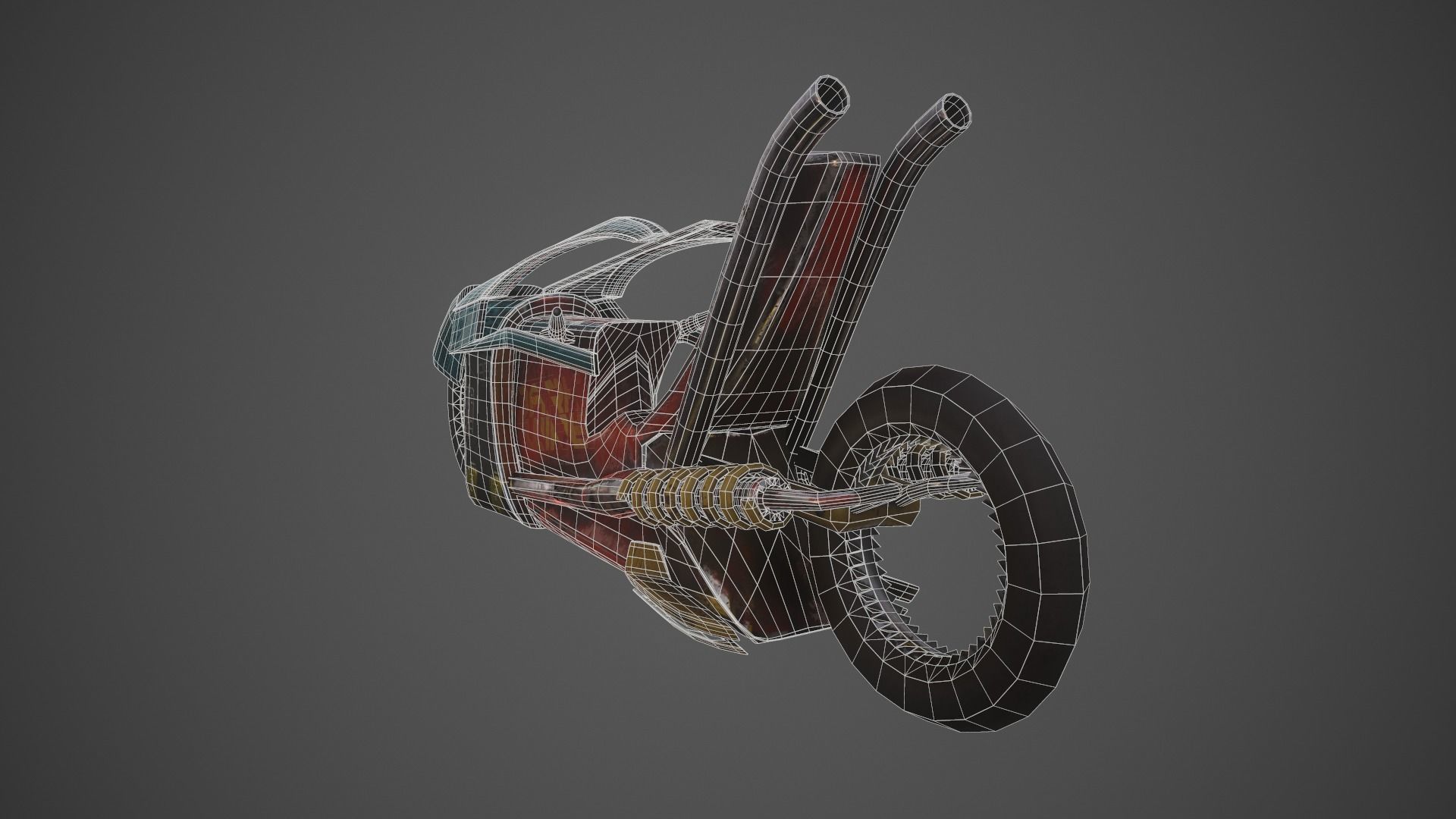 3D model Cyberpunk Motorcycle Concept VR / AR / low-poly | CGTrader