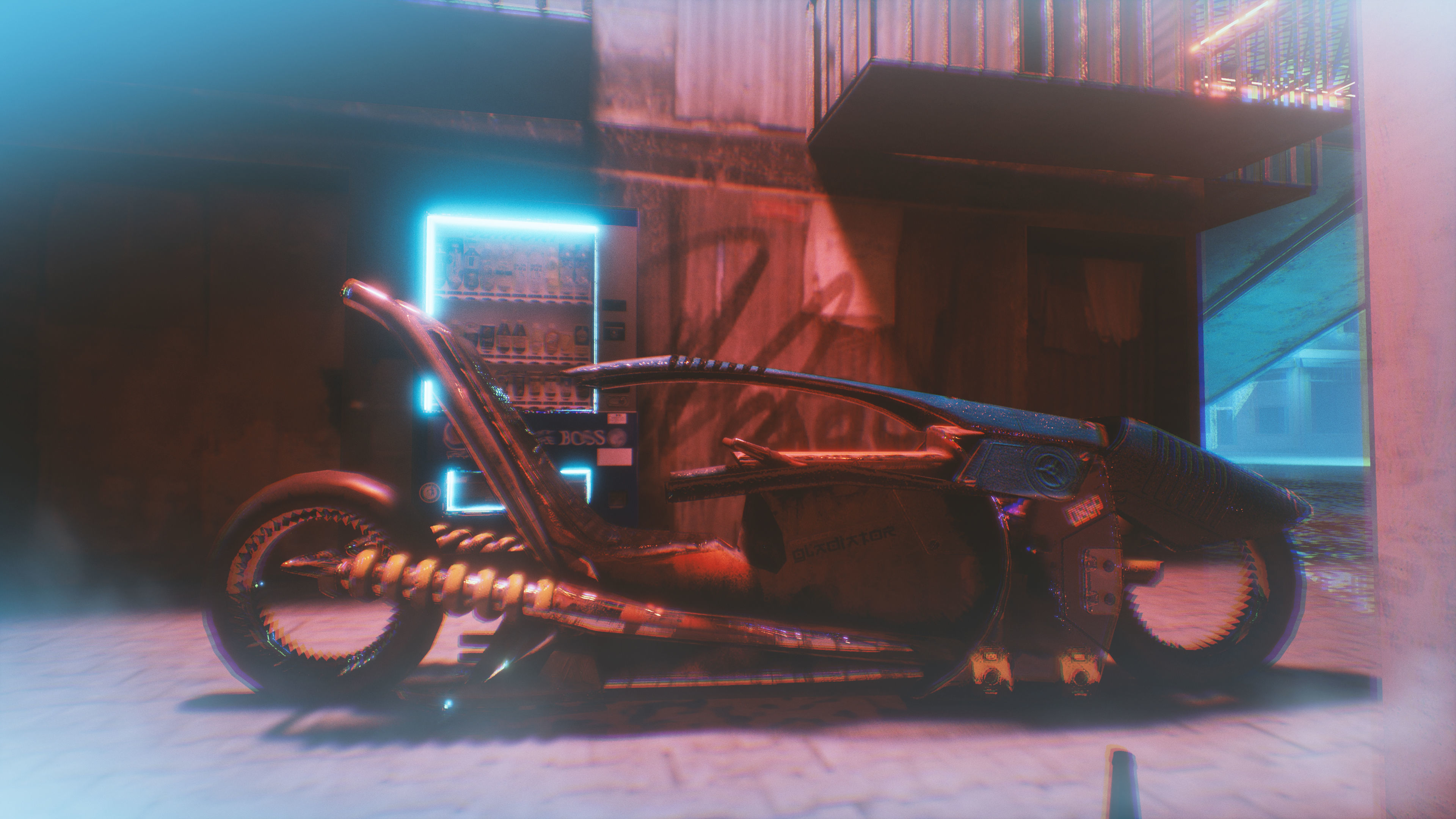 3D model Cyberpunk Motorcycle Concept VR / AR / low-poly | CGTrader