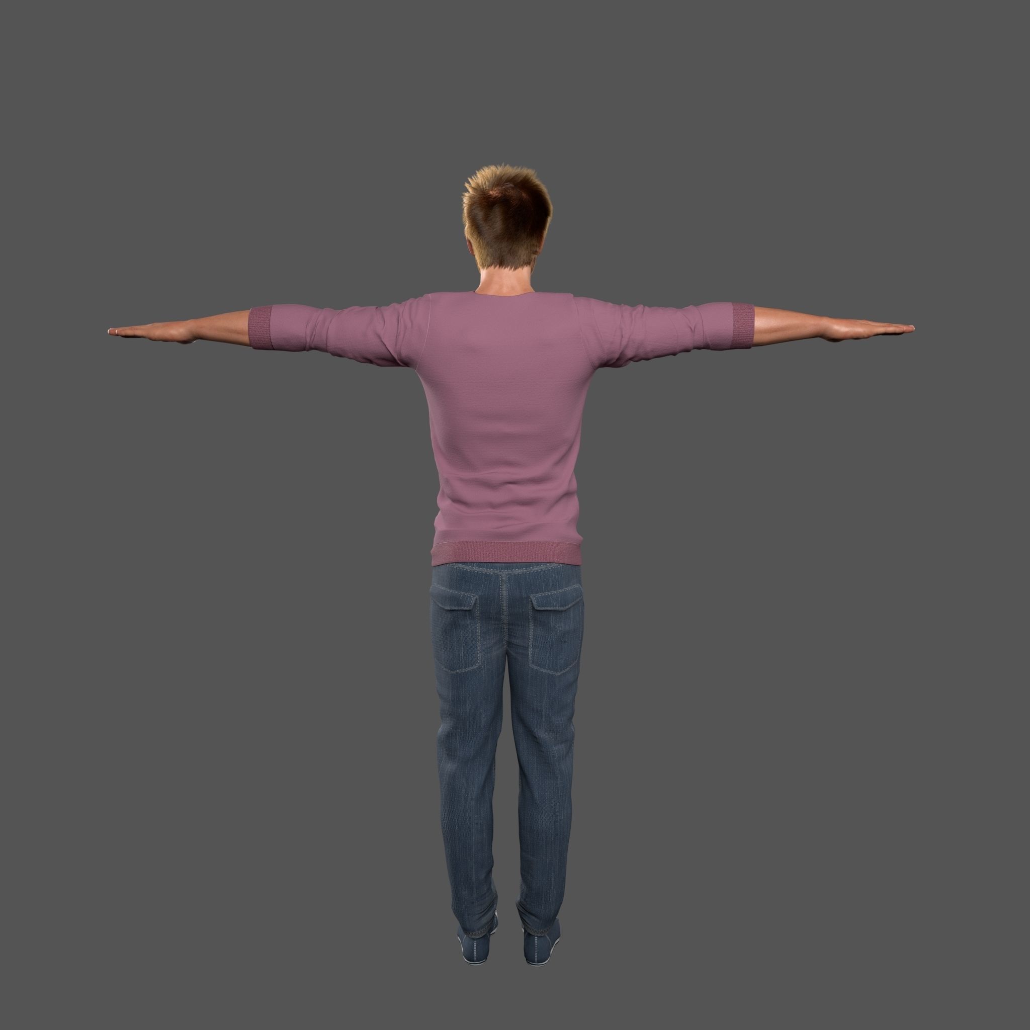 Stylish man 3D model rigged | CGTrader
