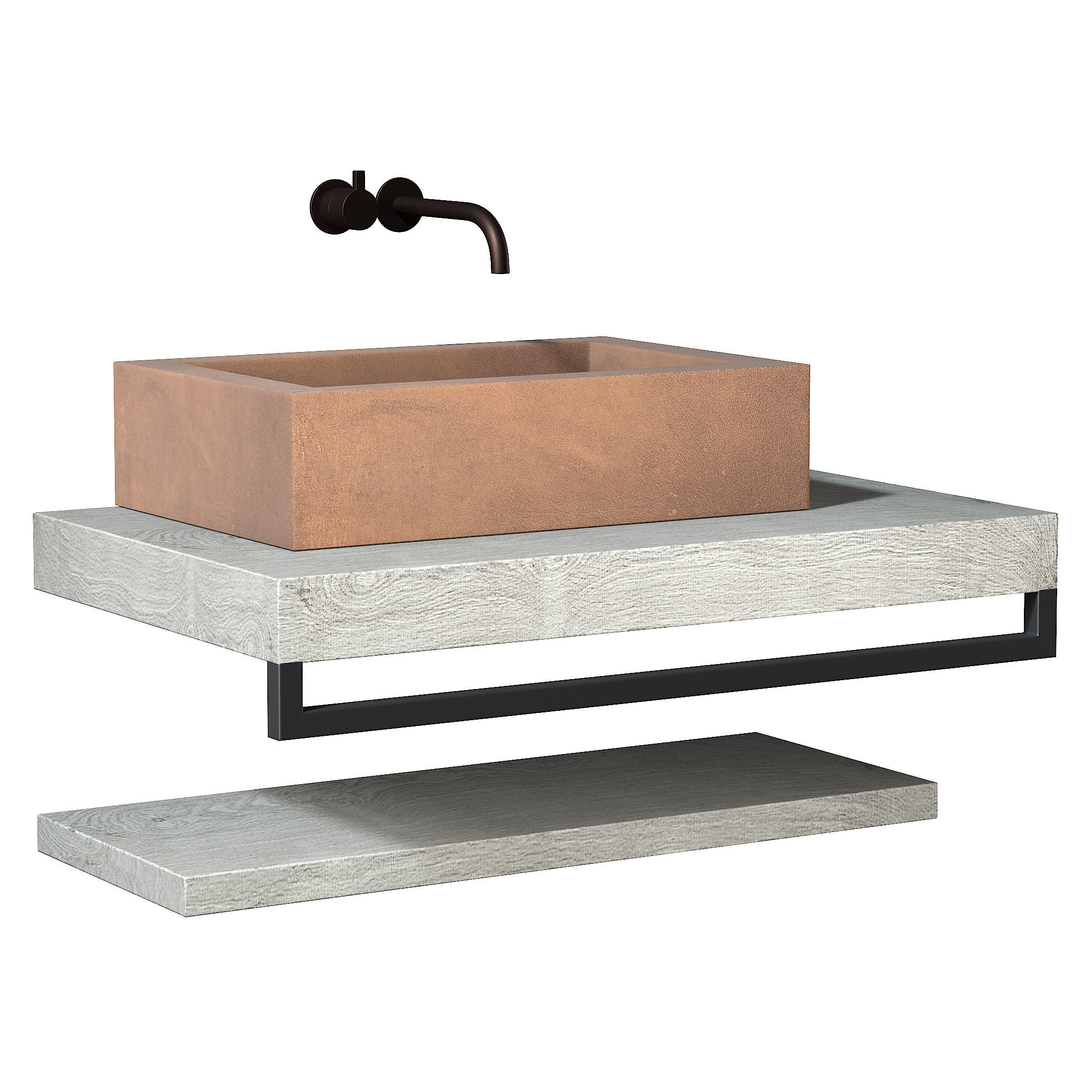 ABK BATH DESIGN Set A 3D model | CGTrader