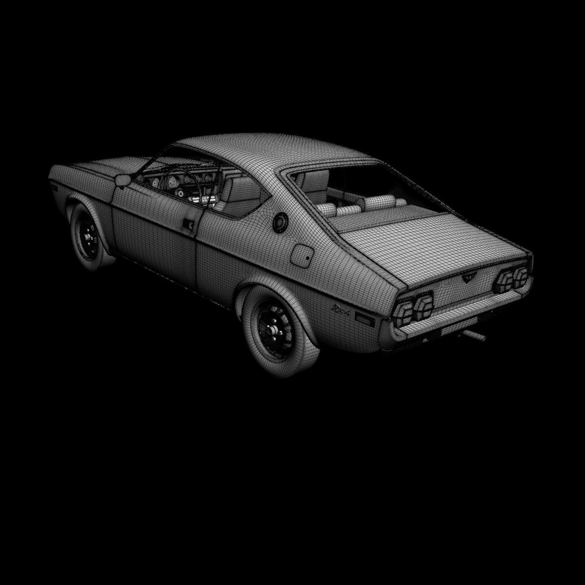 Mazda RX4 Coupe 3D model | CGTrader