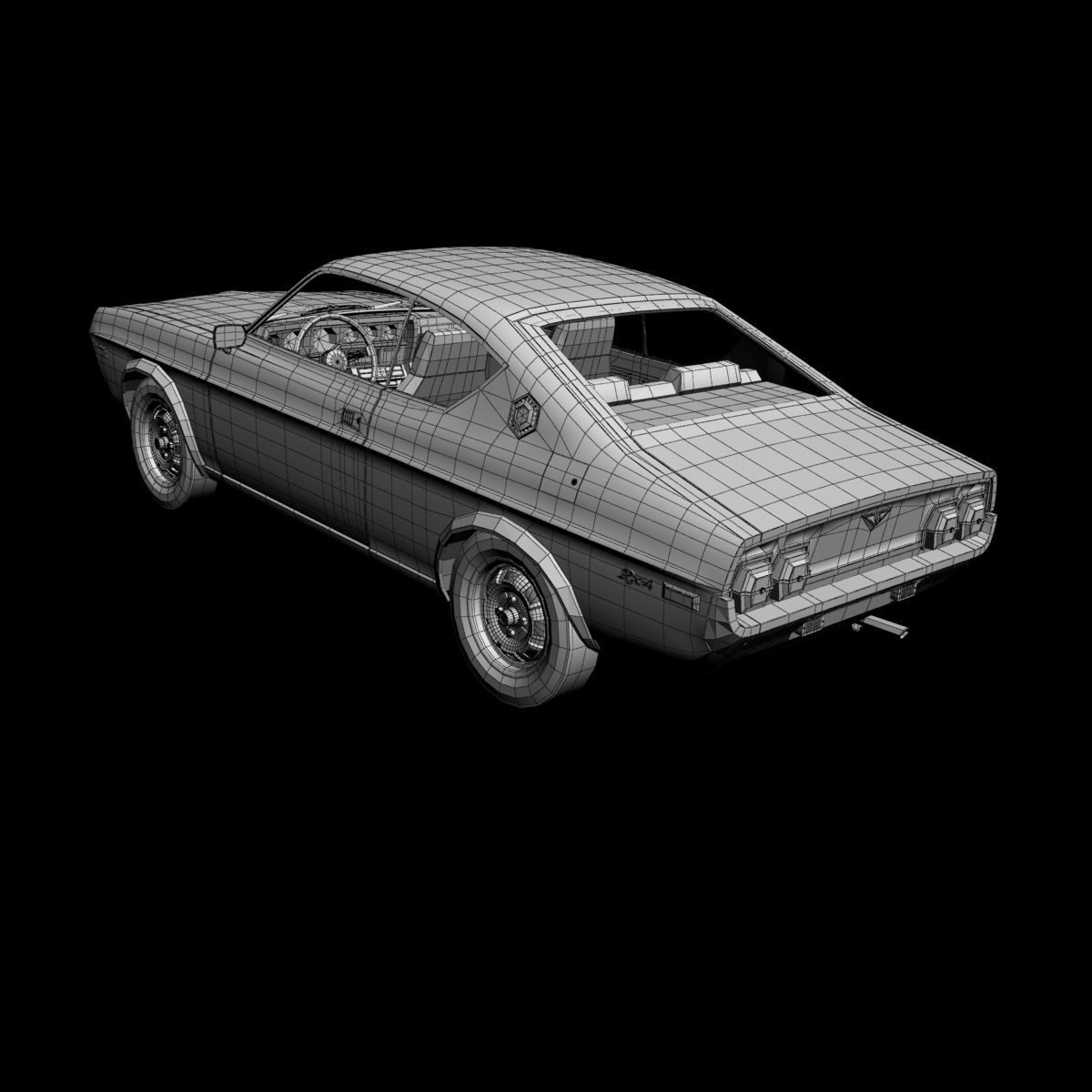 Mazda RX4 Coupe 3D model | CGTrader