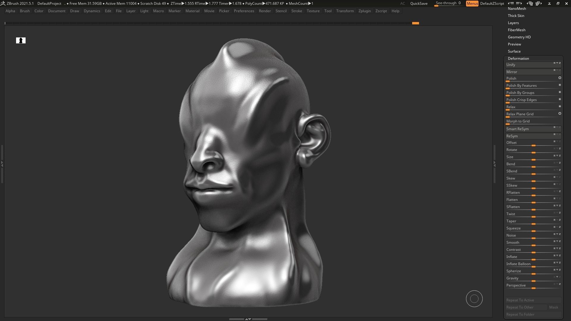 human modern sculpture 3d print model 66 3D model 3D printable | CGTrader