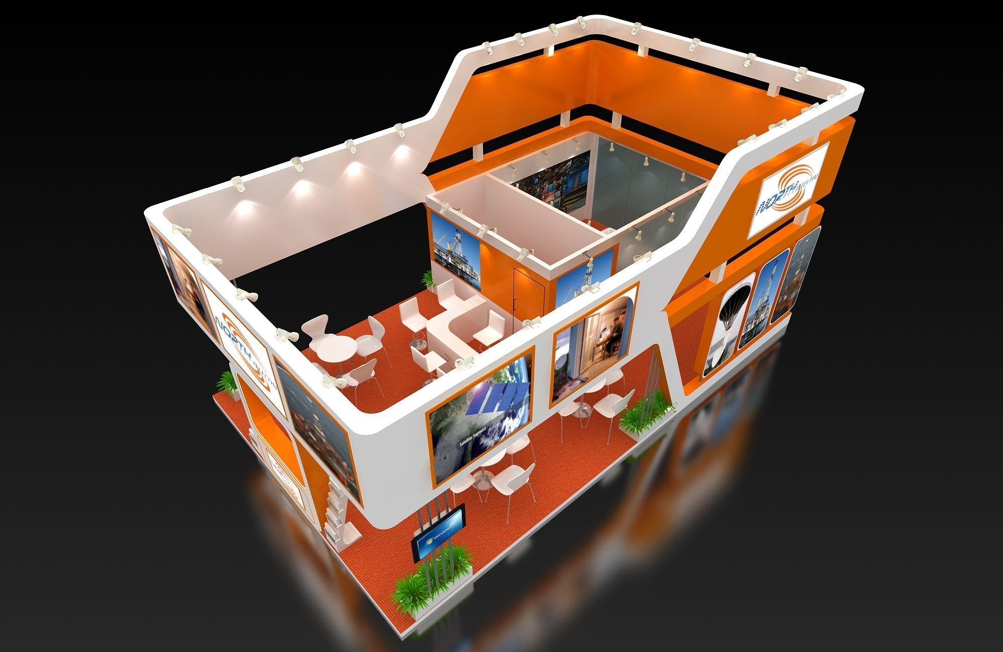 exhibit free 3D model | CGTrader