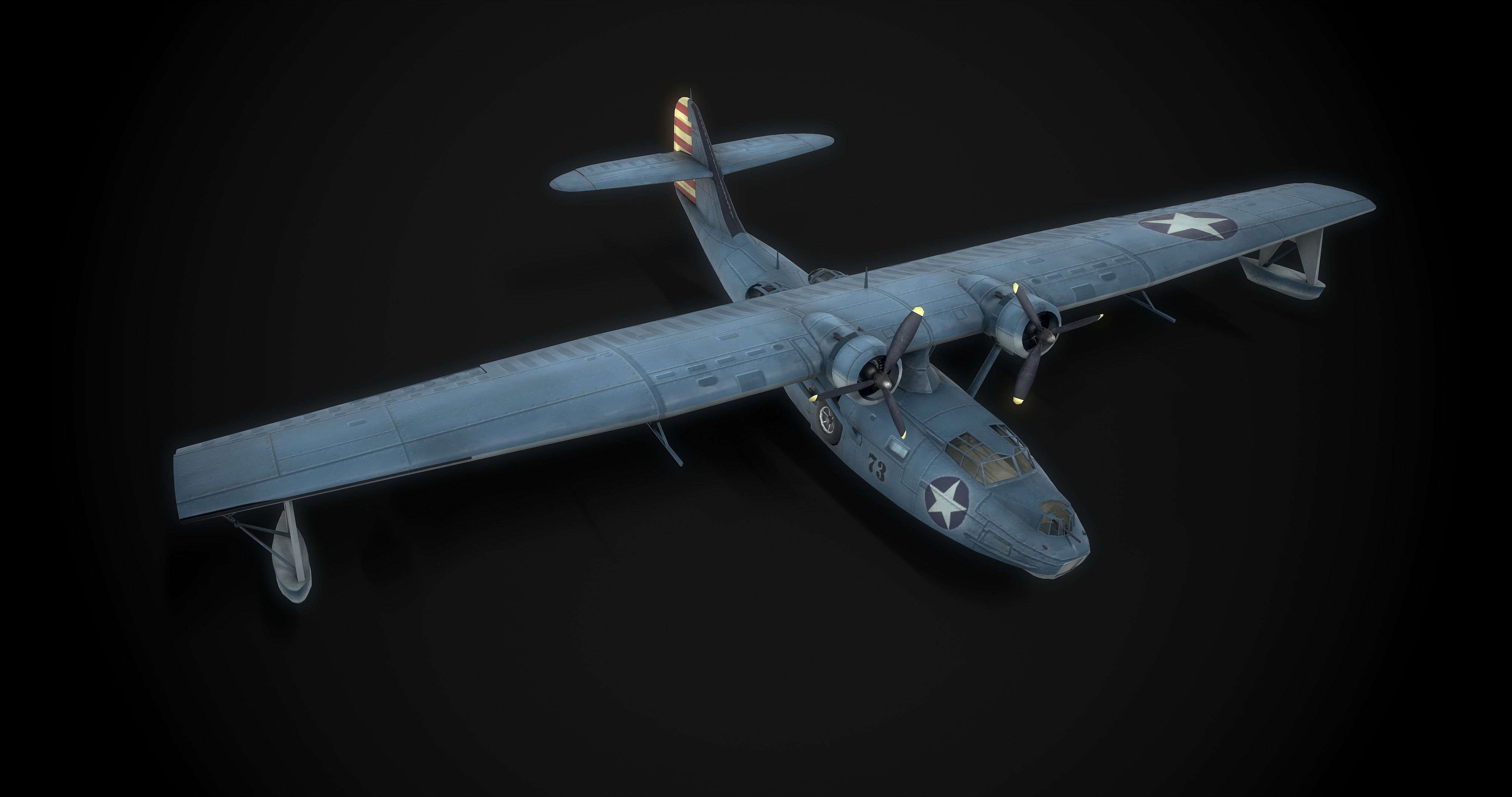 WW2 Consolidated PBY 5 Catalina 3D model | CGTrader