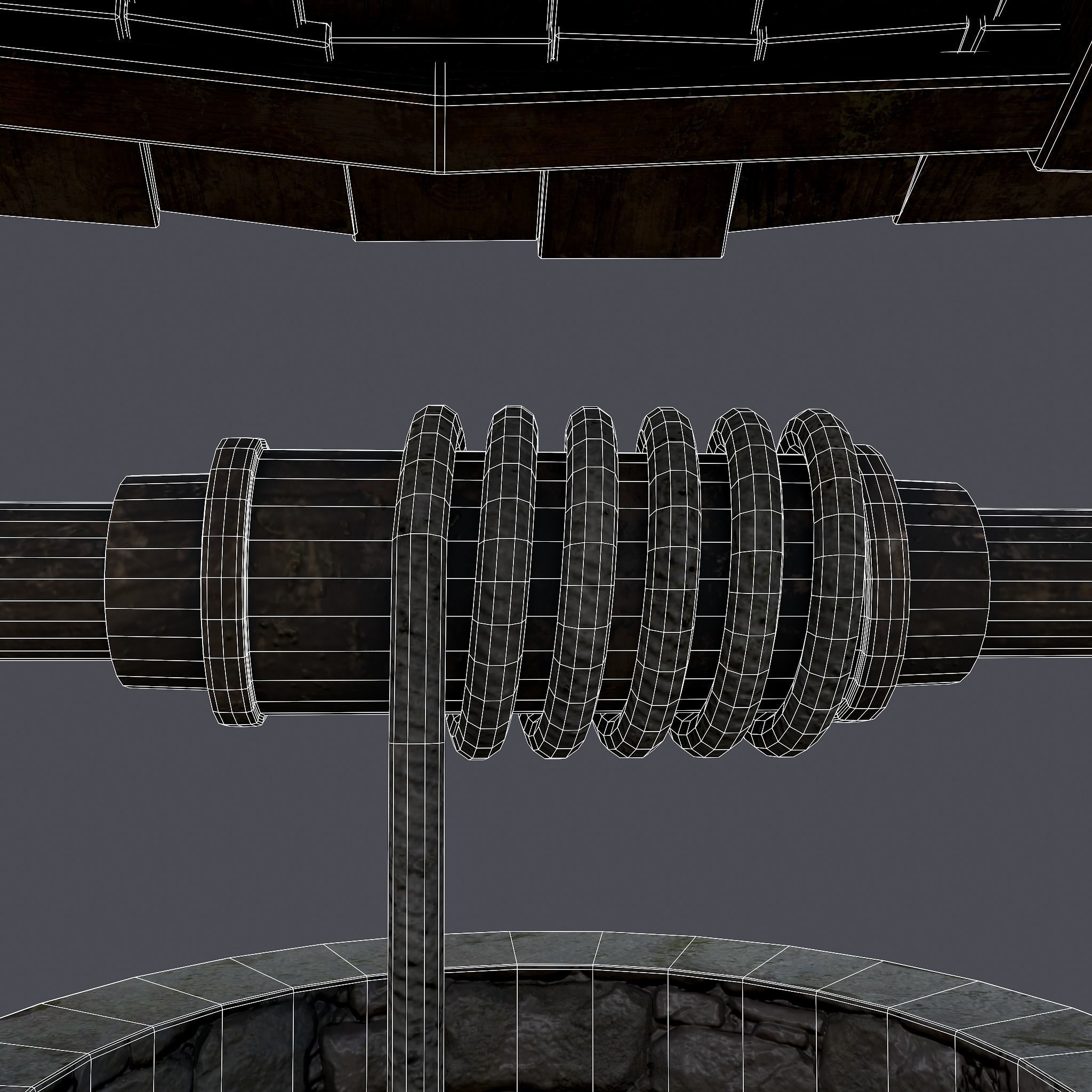 3D model Medieval Water Well VR / AR / low-poly | CGTrader