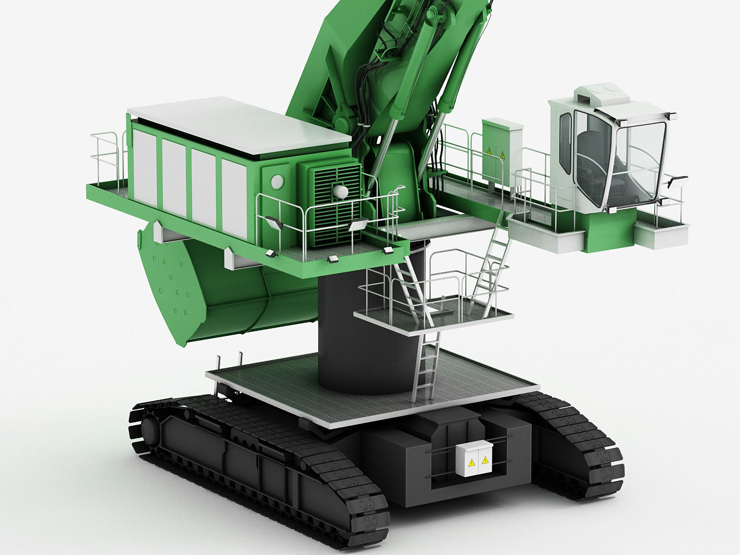 3D model SENNEBOGEN 880 EQ Crawler VR / AR / low-poly | CGTrader