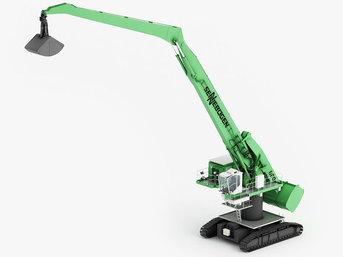 3D model SENNEBOGEN 880 EQ Crawler VR / AR / low-poly | CGTrader