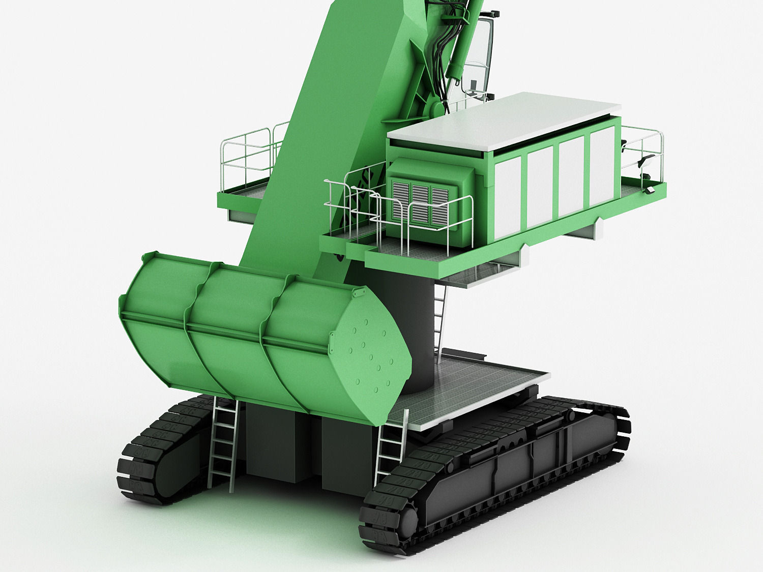 3D model SENNEBOGEN 880 EQ Crawler VR / AR / low-poly | CGTrader