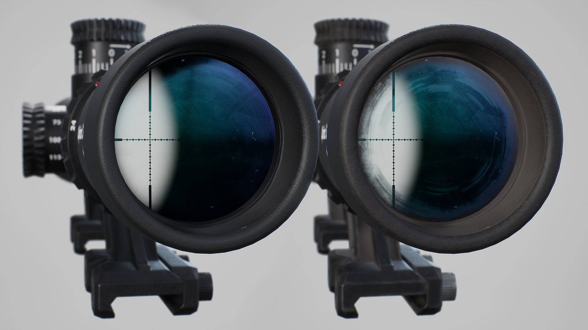 3D model Optical Sight L - FPS Gun Attachment for Unreal Engine VR / AR ...