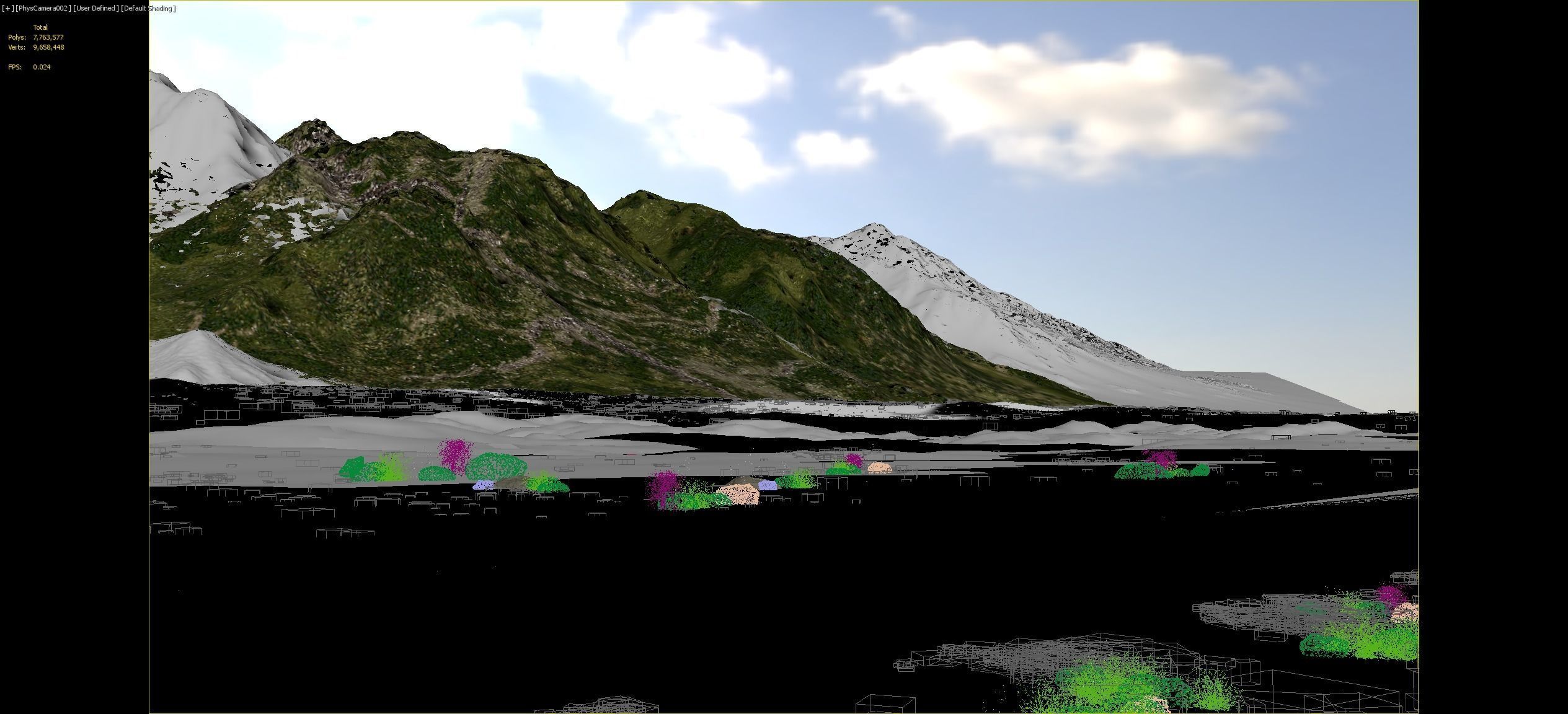 Field road production 3D model | CGTrader