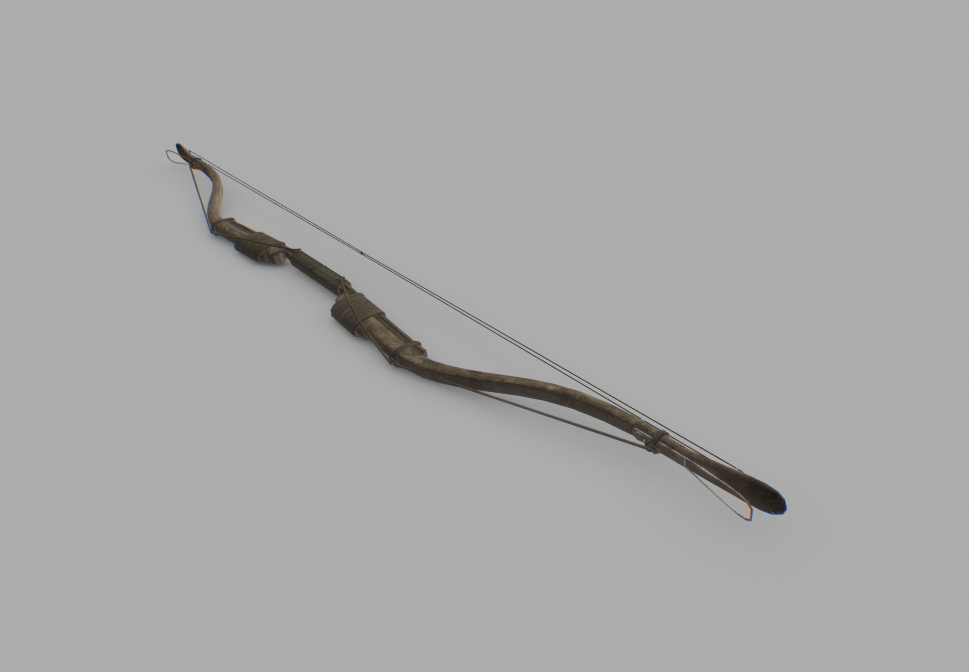 3D model Recurve Bow VR / AR / low-poly | CGTrader