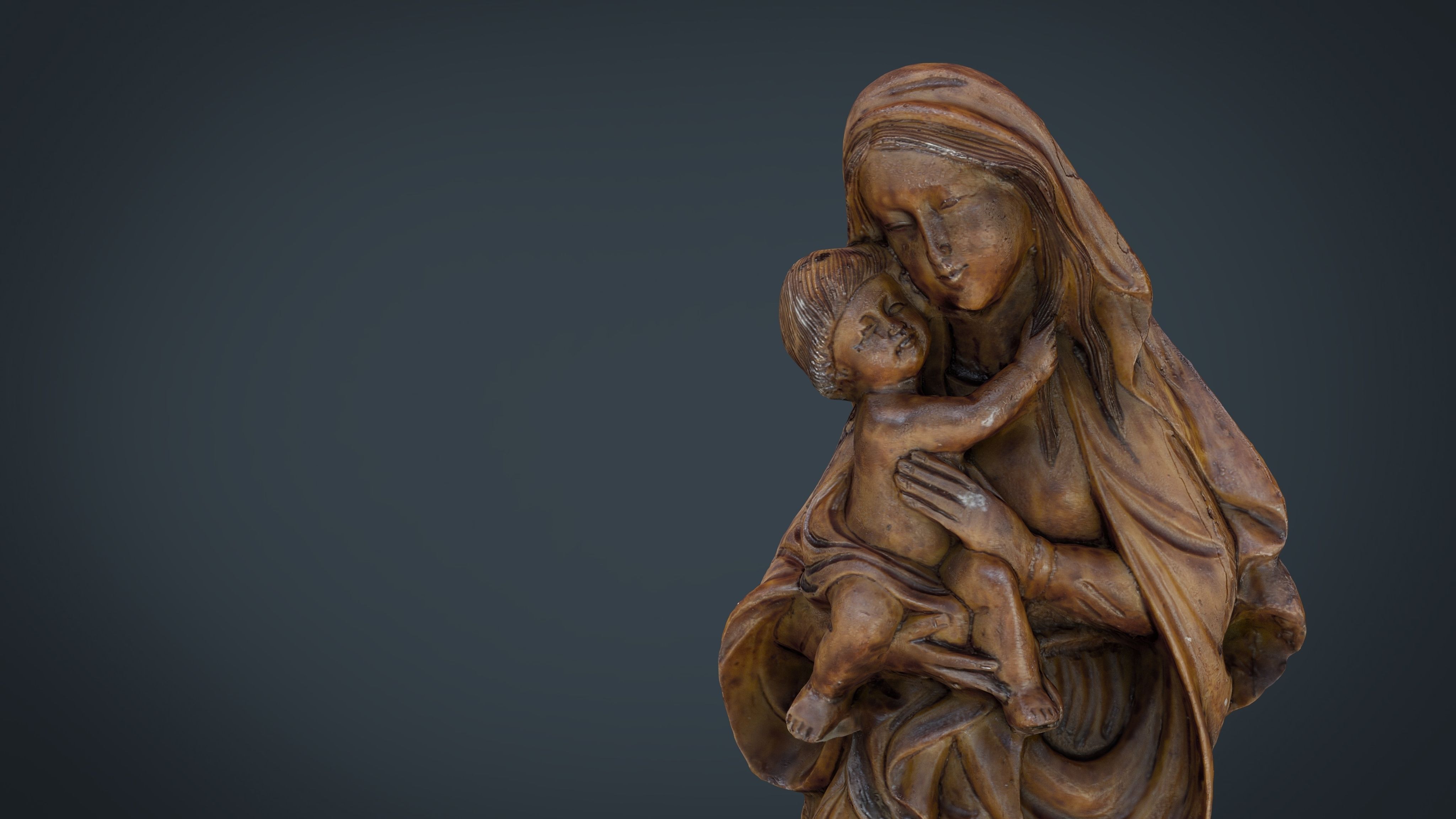 3D model Virgin Mary VR / AR / low-poly | CGTrader